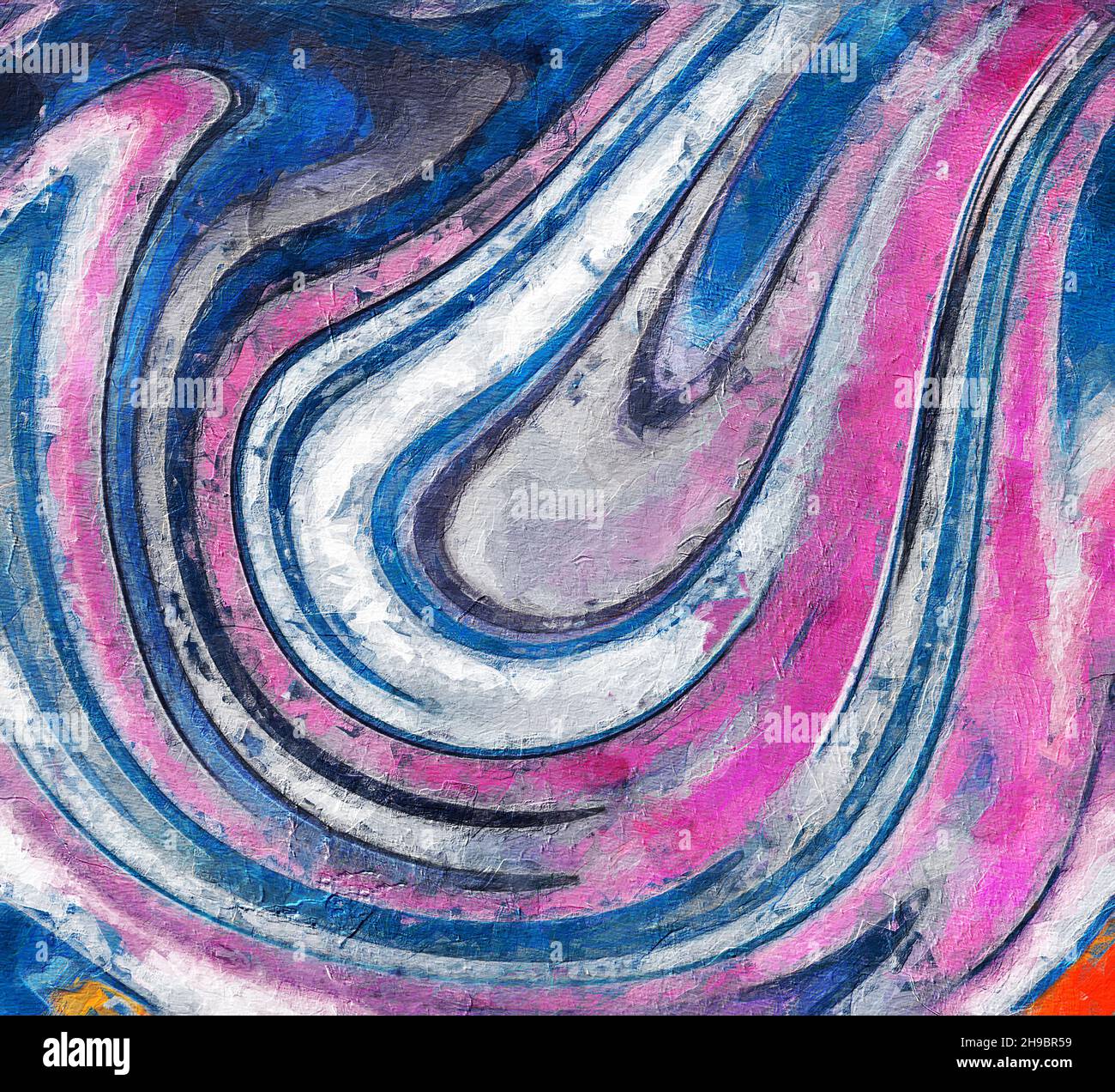 Abstract background. Art pattern. Modern design. Drawing acrylic paints ...