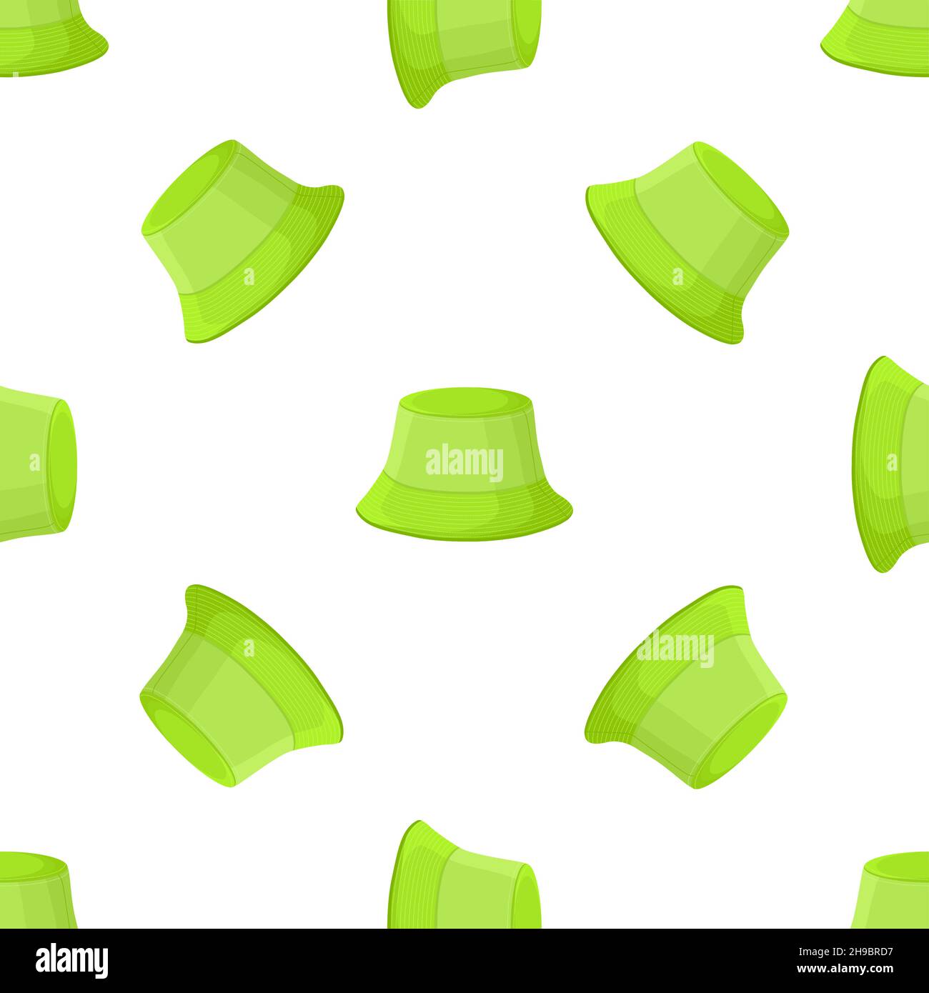 Illustration on theme colored pattern hats panama, beautiful caps in ...