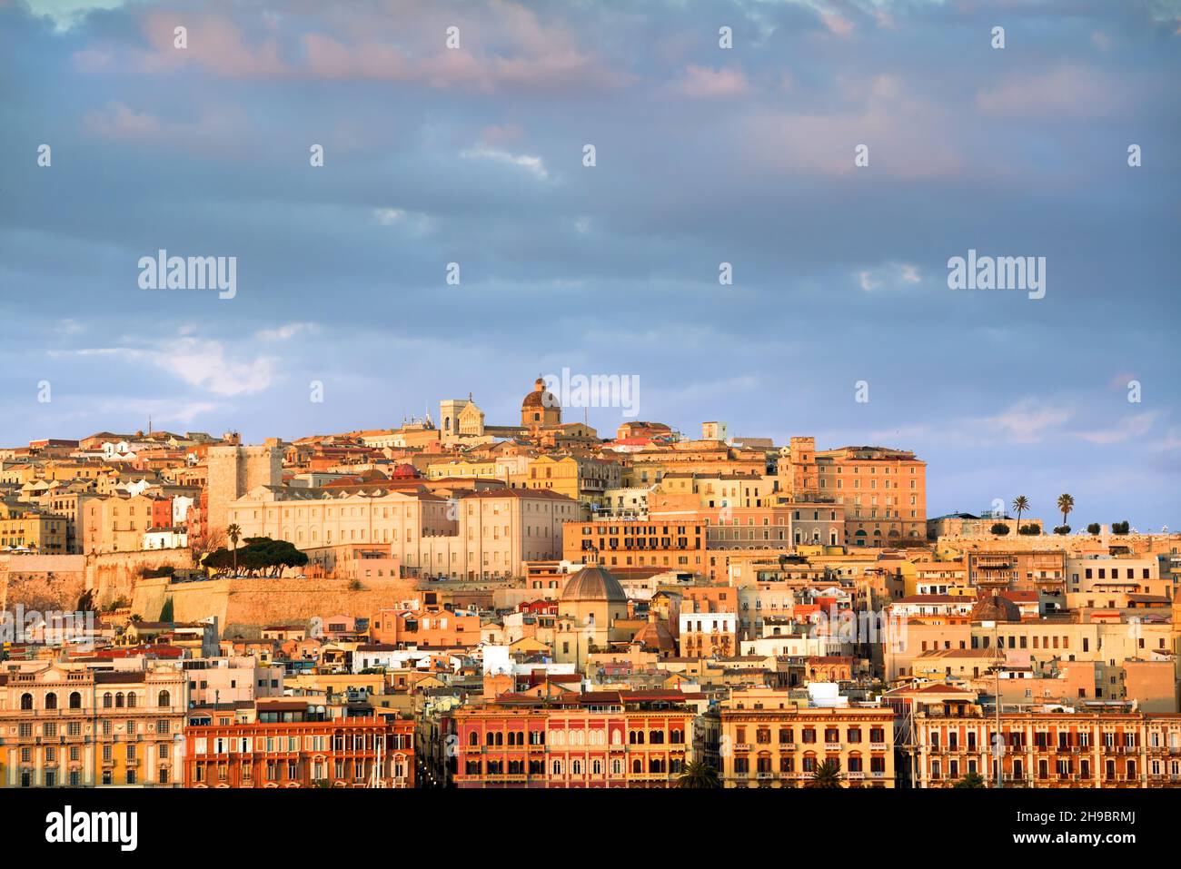 Panoramic view cagliari city hi-res stock photography and images - Alamy