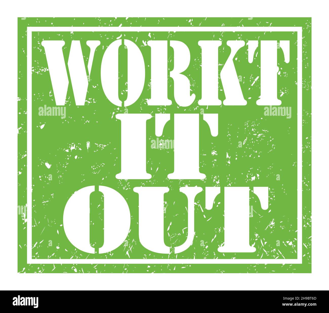 Workt it out hi-res stock photography and images - Alamy