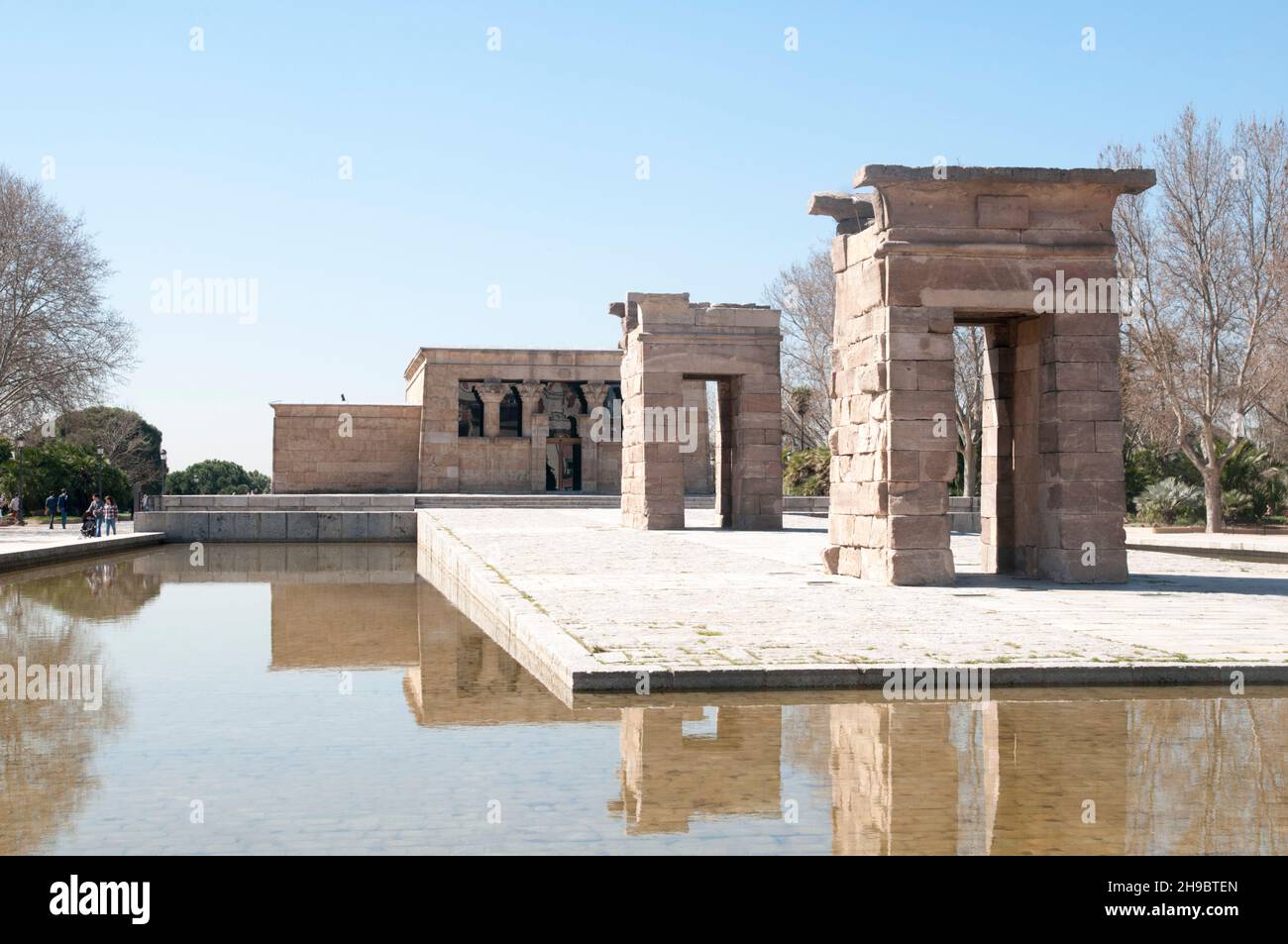 Templo de Debod (Debod Temple), An Egyptian temple relocated to Parque ...
