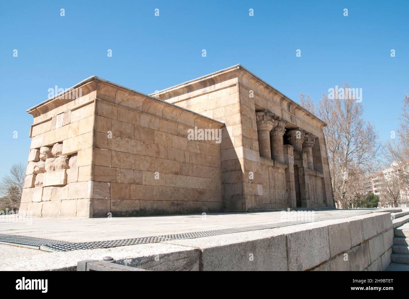 Templo de Debod (Debod Temple), An Egyptian temple relocated to Parque ...
