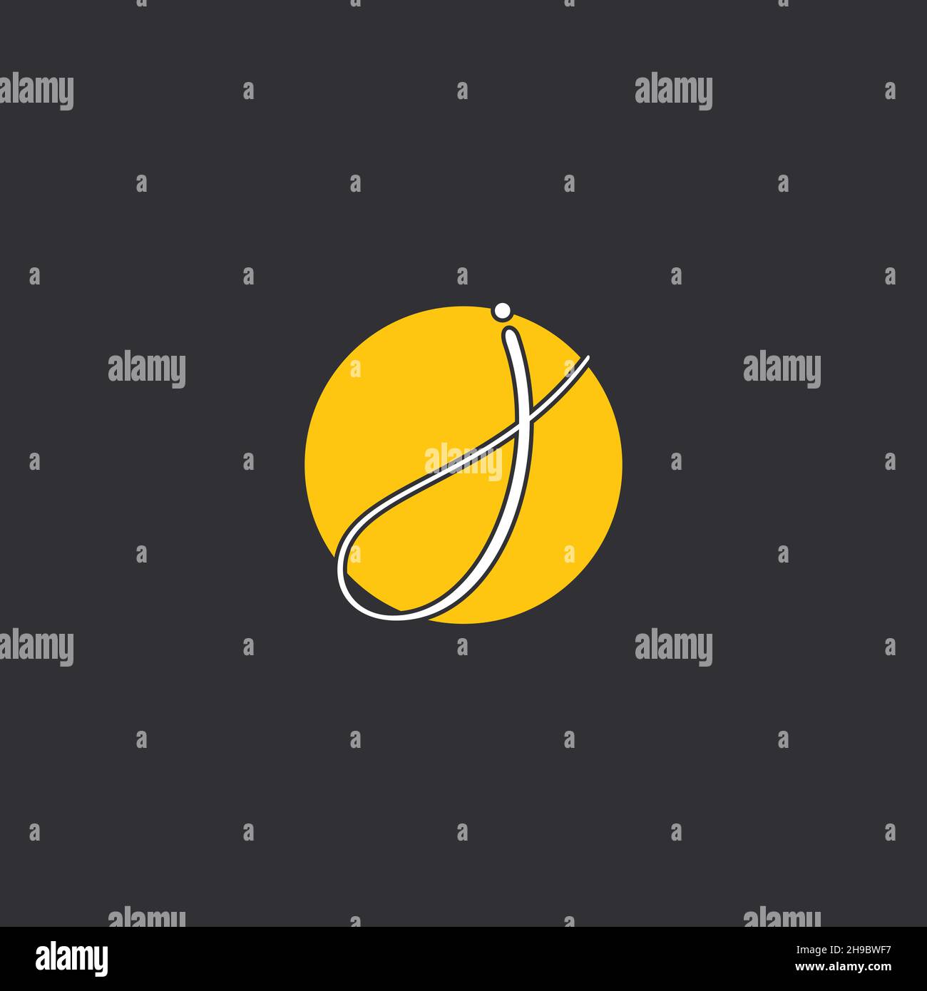 J handwriting logo hi-res stock photography and images - Alamy