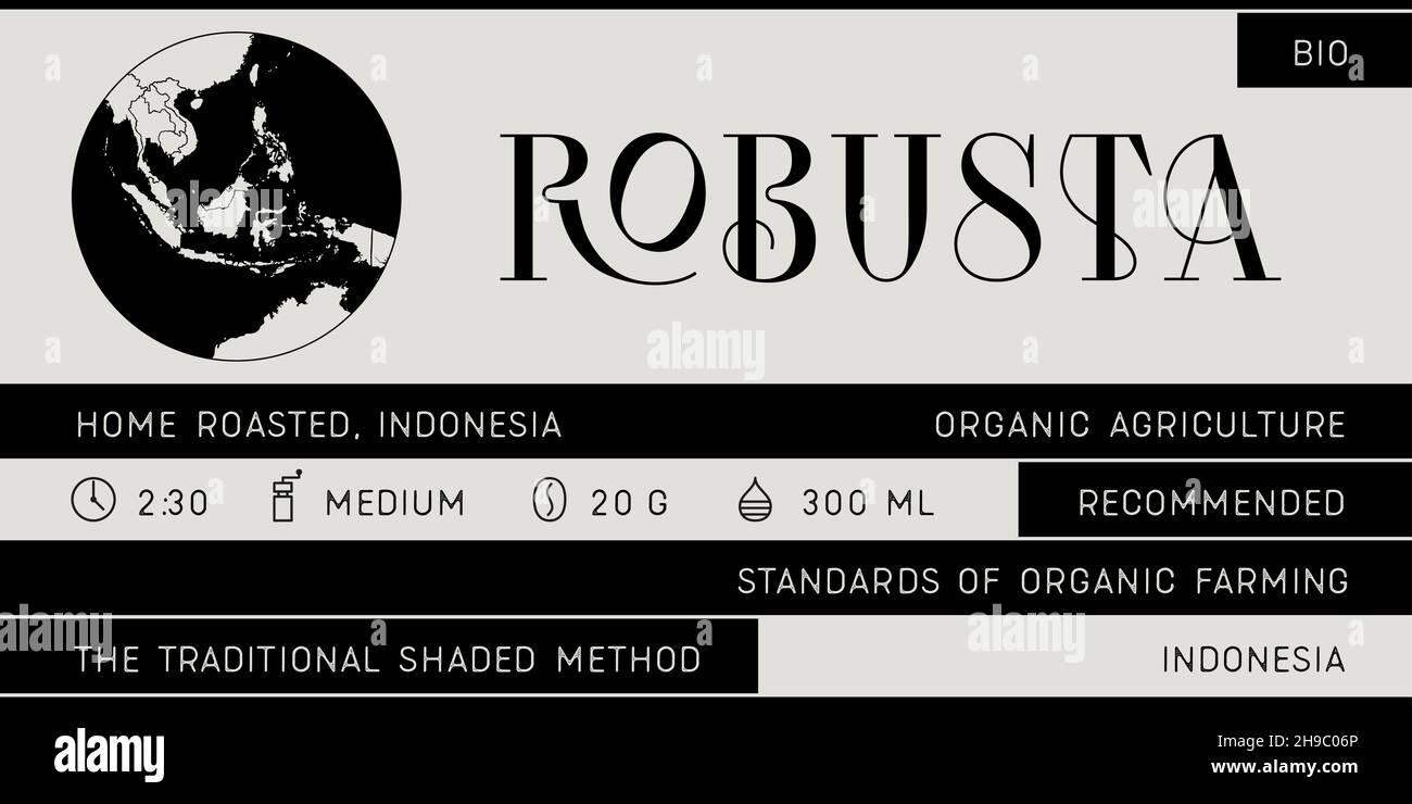 Coffee, minimal label. Set of modern coffee tag, label for brand, logo ...