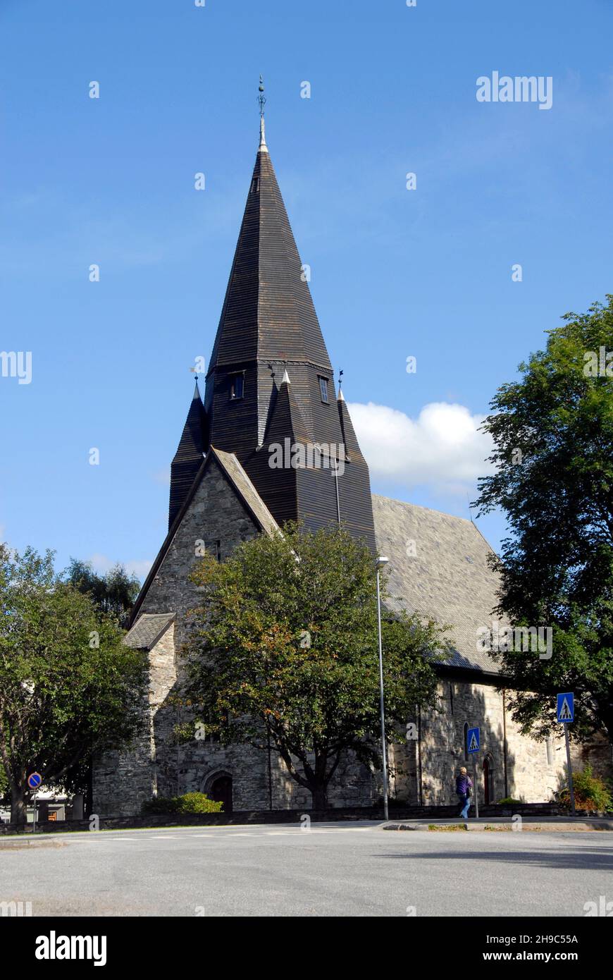 Voss church, Voss, Norway Stock Photo - Alamy
