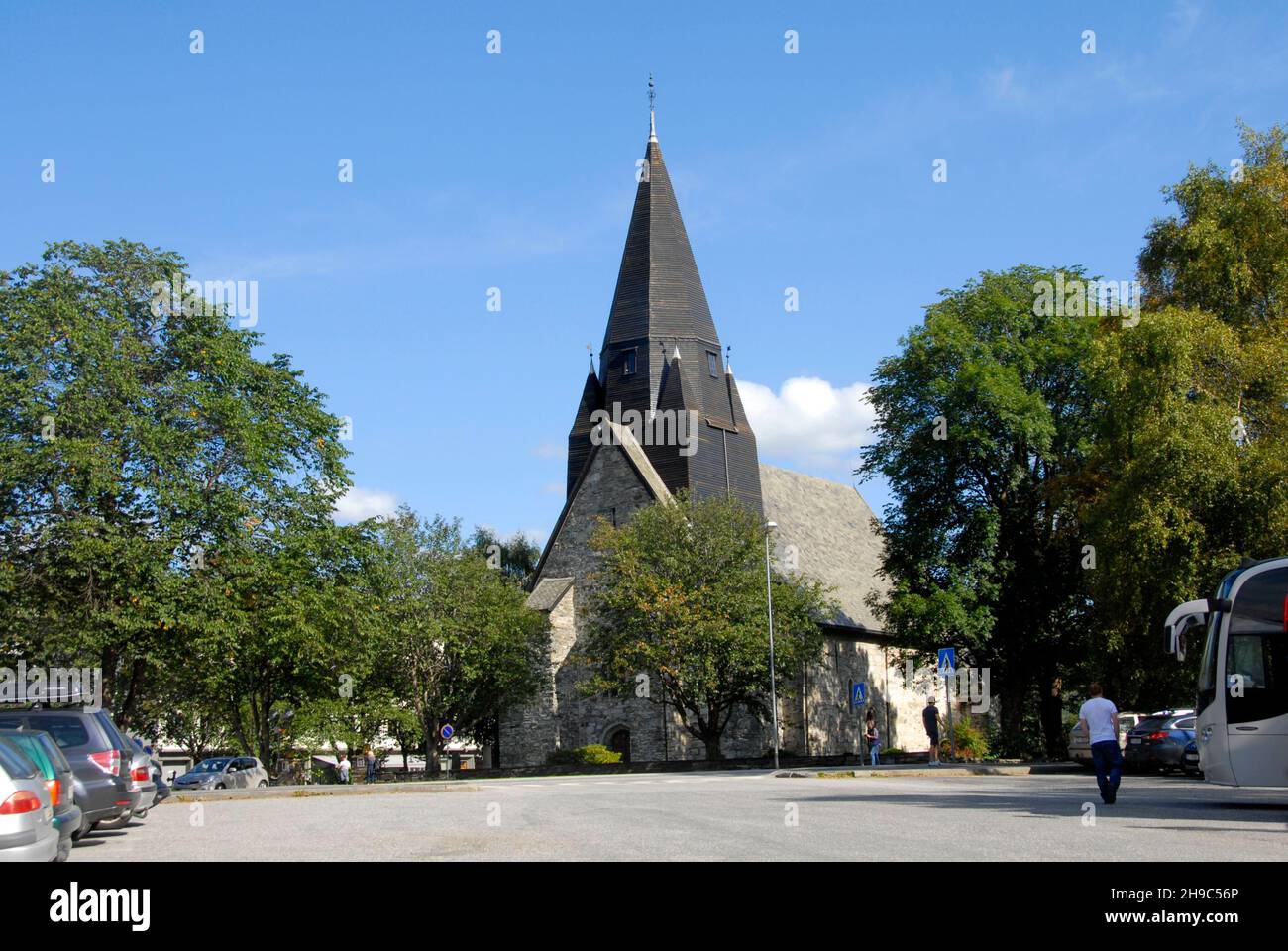 Voss church, Voss, Norway Stock Photo - Alamy