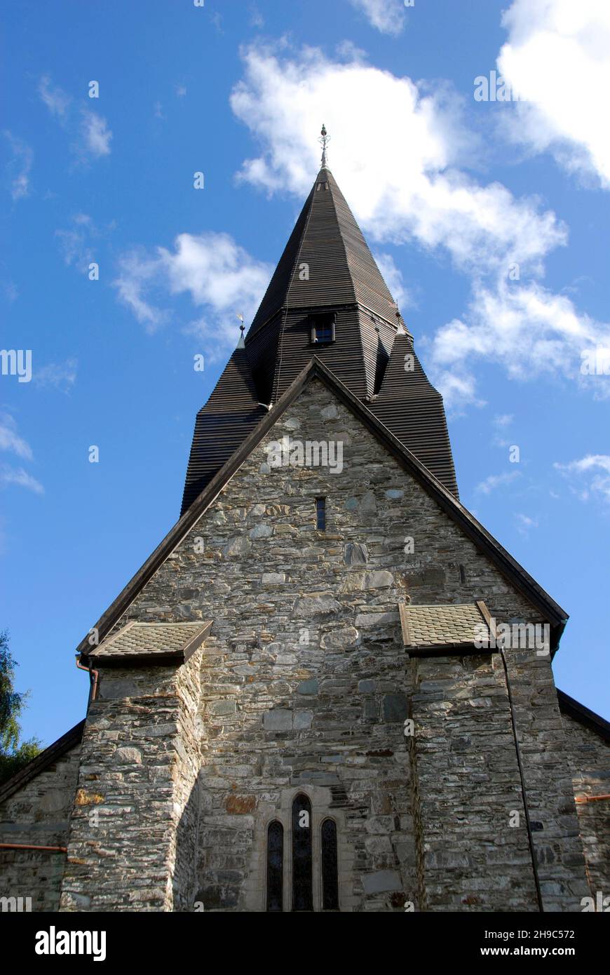 Voss church, Voss, Norway Stock Photo - Alamy