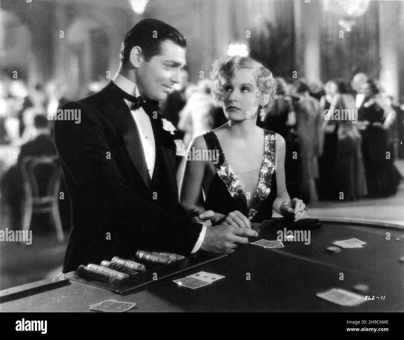 CLARK GABLE and MADGE EVANS in SPORTING BLOOD 1931 director CHARLES ...