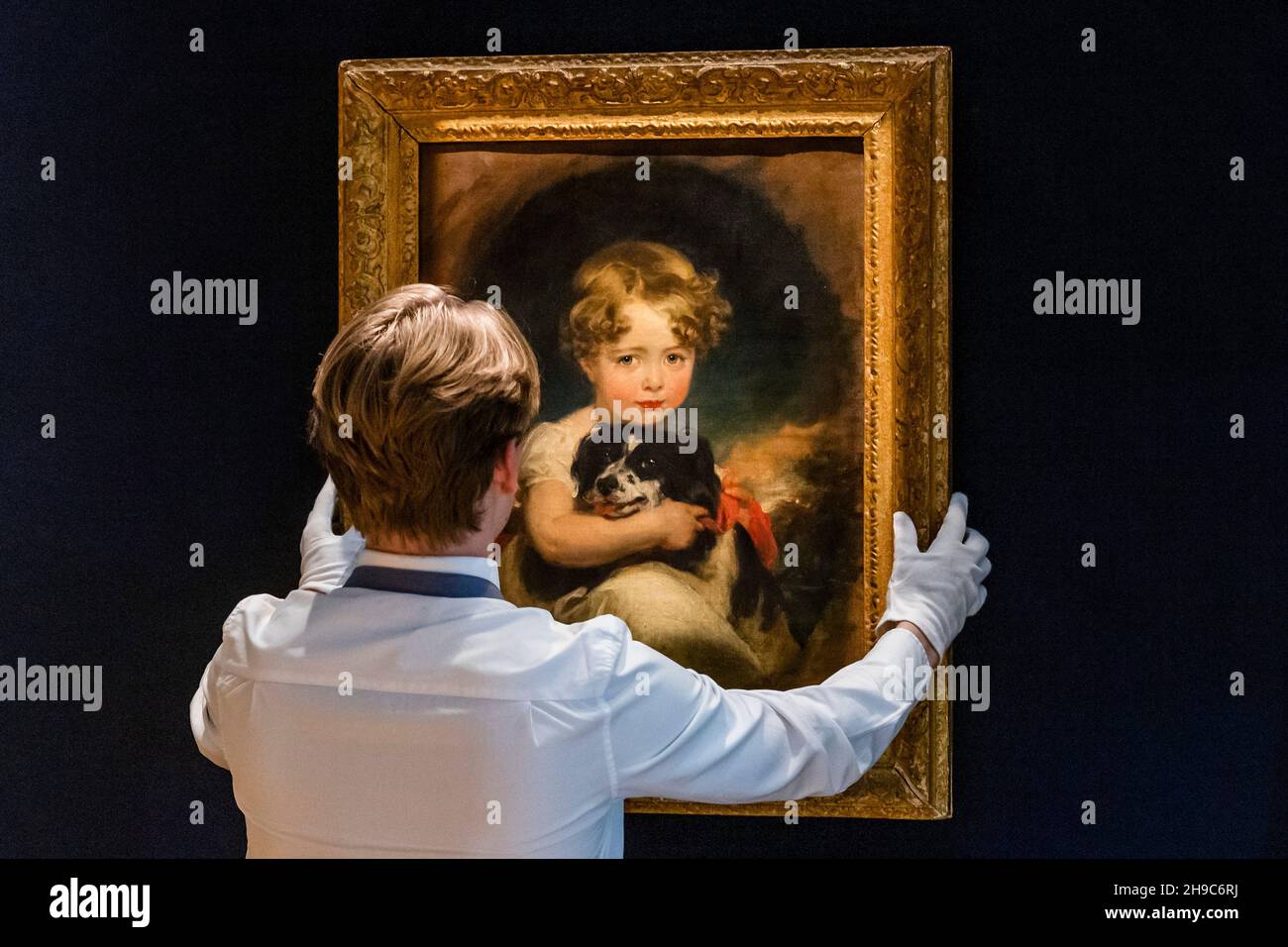 London, UK. 6th Dec, 2021. Portrait of Jane Allnutt with her pet ...