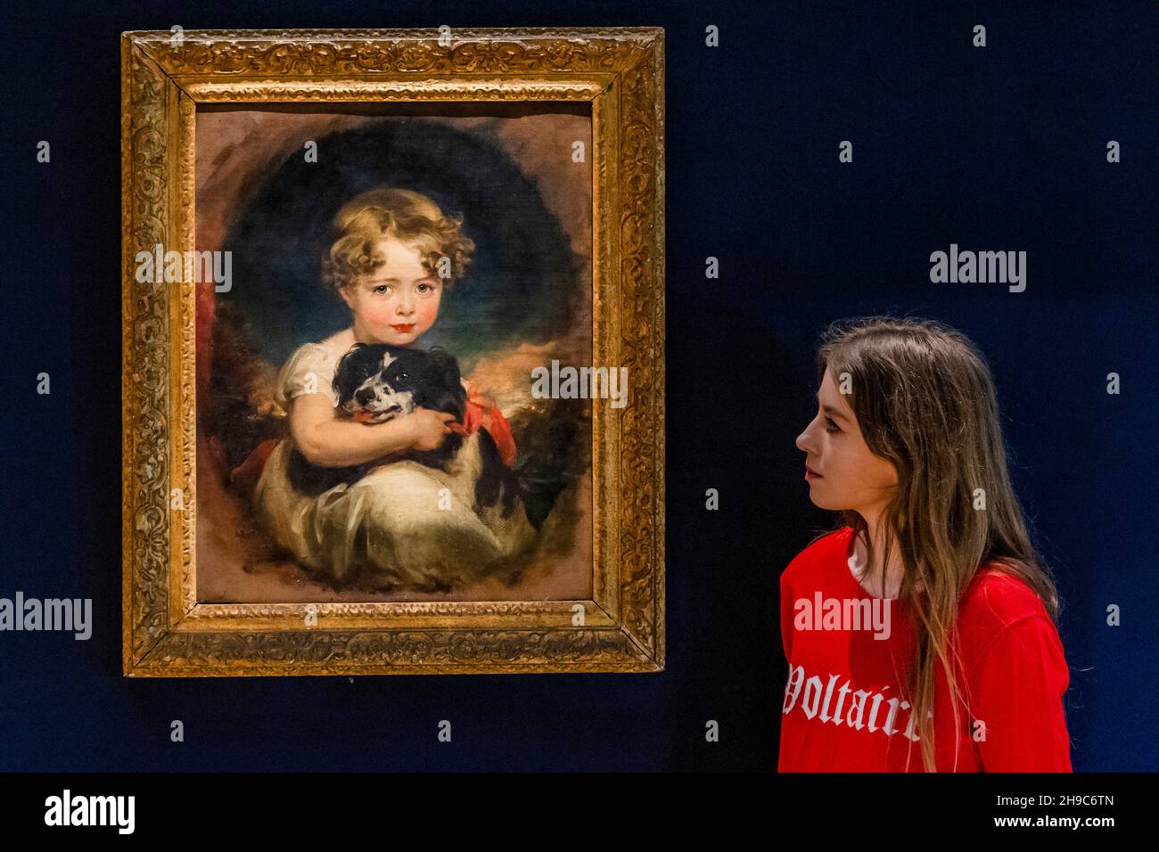 London, UK. 6th Dec, 2021. Portrait of Jane Allnutt with her pet ...