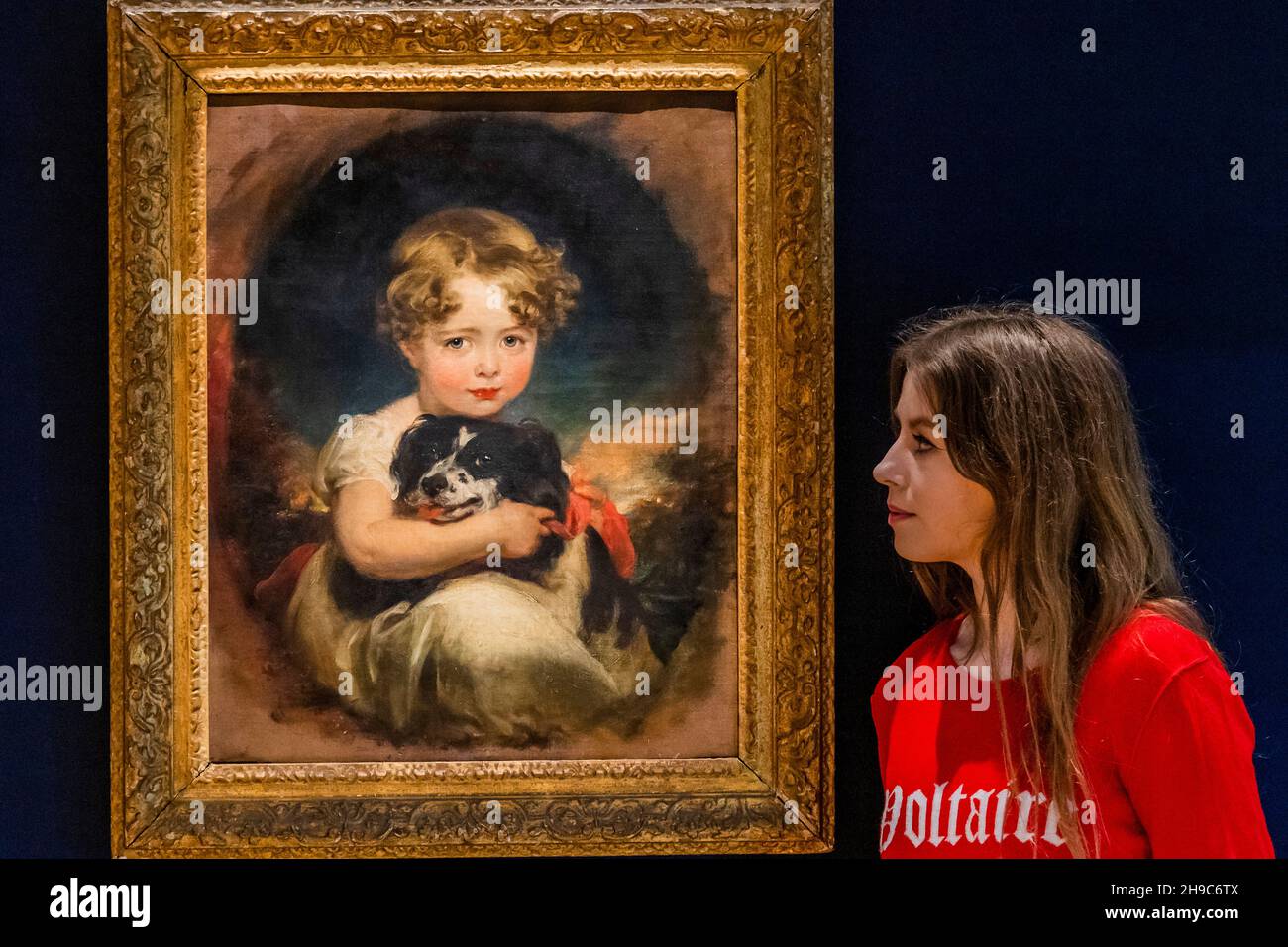 London, UK. 6th Dec, 2021. Portrait of Jane Allnutt with her pet ...