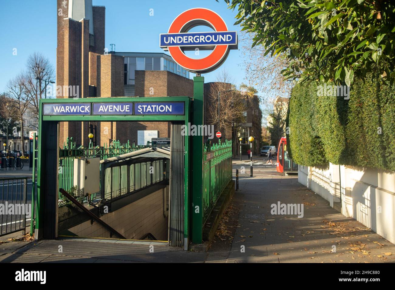 London- Warwick Avenue Underground Station, a tube station in Little ...