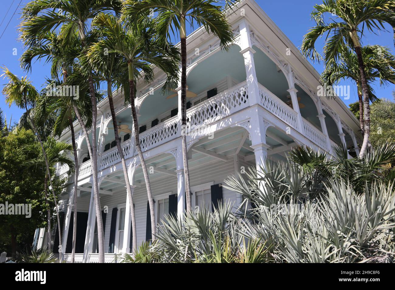 florida key west house victorian style Stock Photo - Alamy