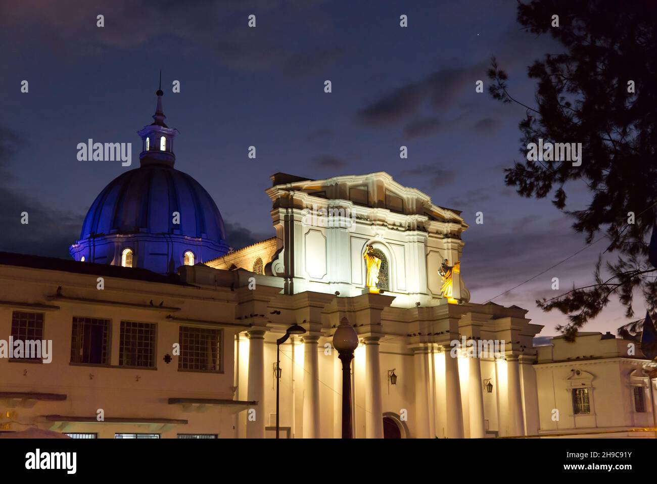 Beautiful shot of Cathedral Popayan Colombia Stock Photo - Alamy