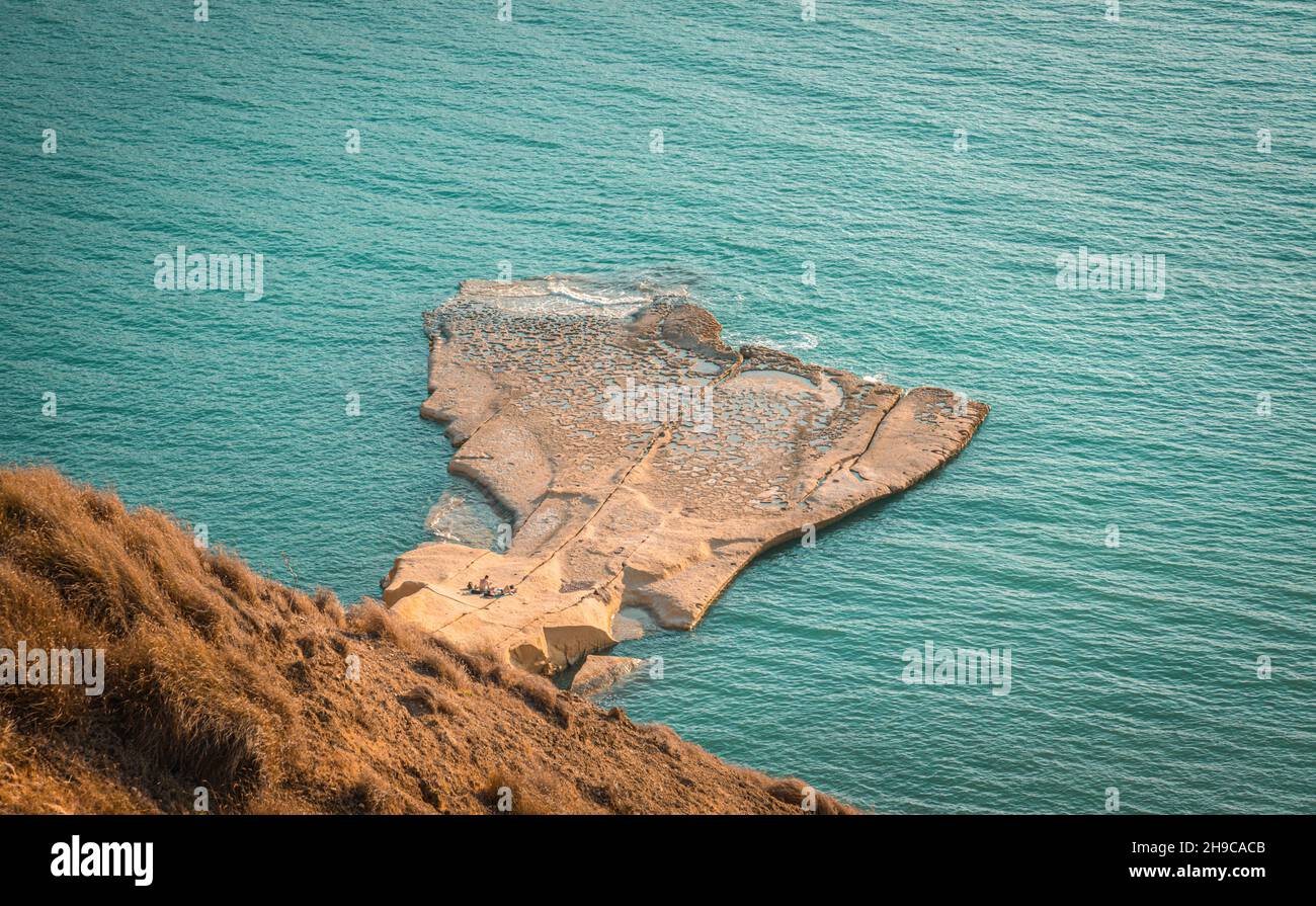Top view of a sea in Malta Stock Photo - Alamy