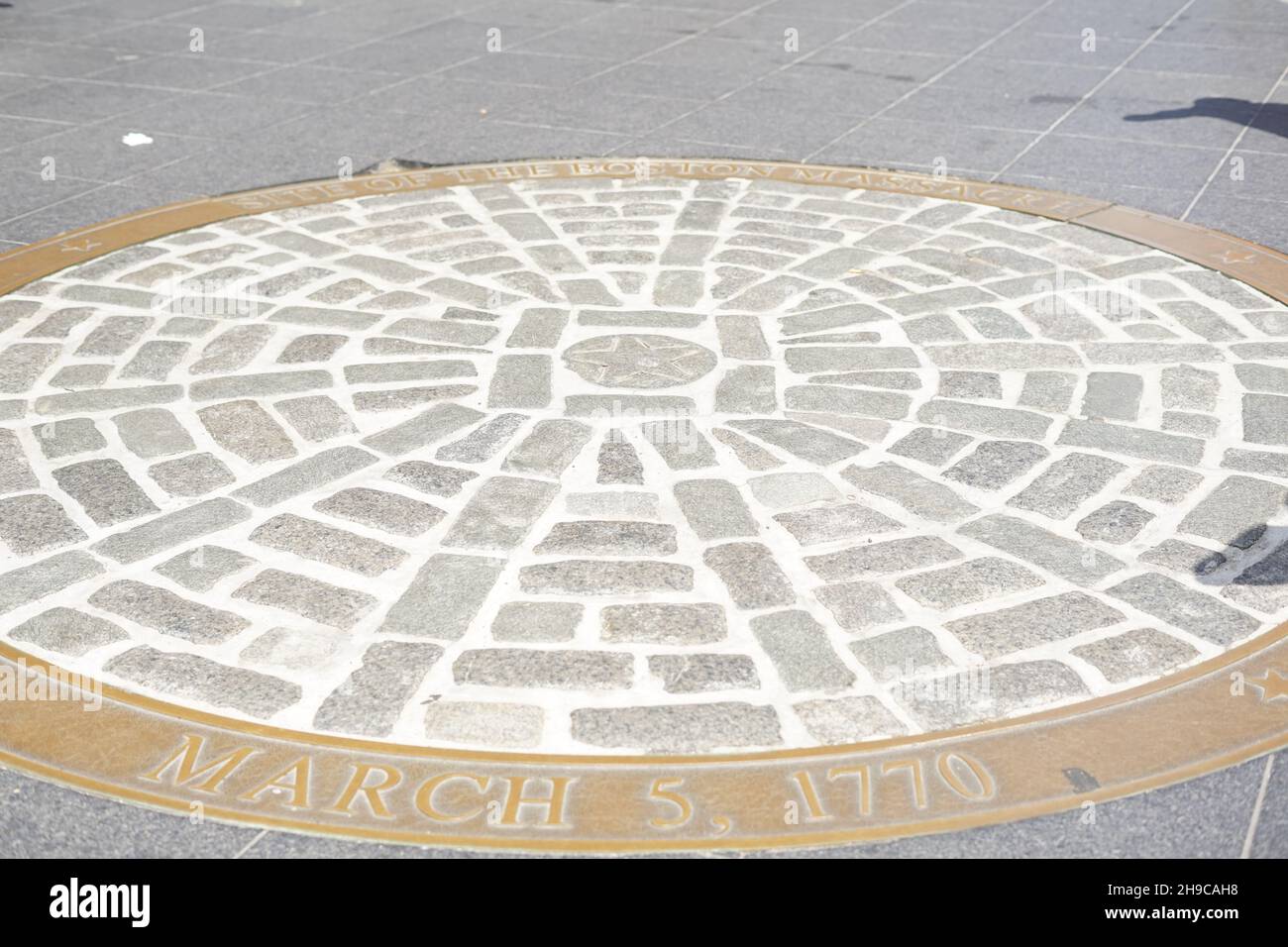 Famous Boston Massacre Monument in Boston, USA Stock Photo - Alamy