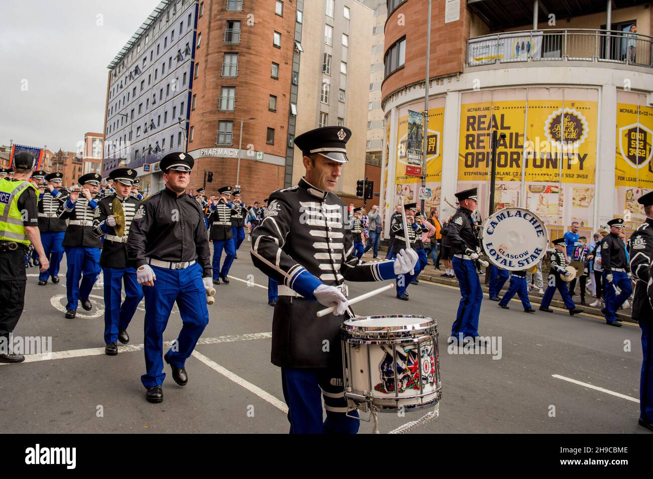 Thousands of members take part in the Orange marches, celebrating the ...