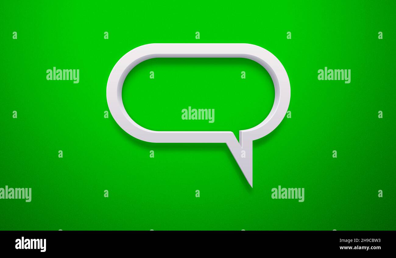 3d speech bubble Stock Photo - Alamy