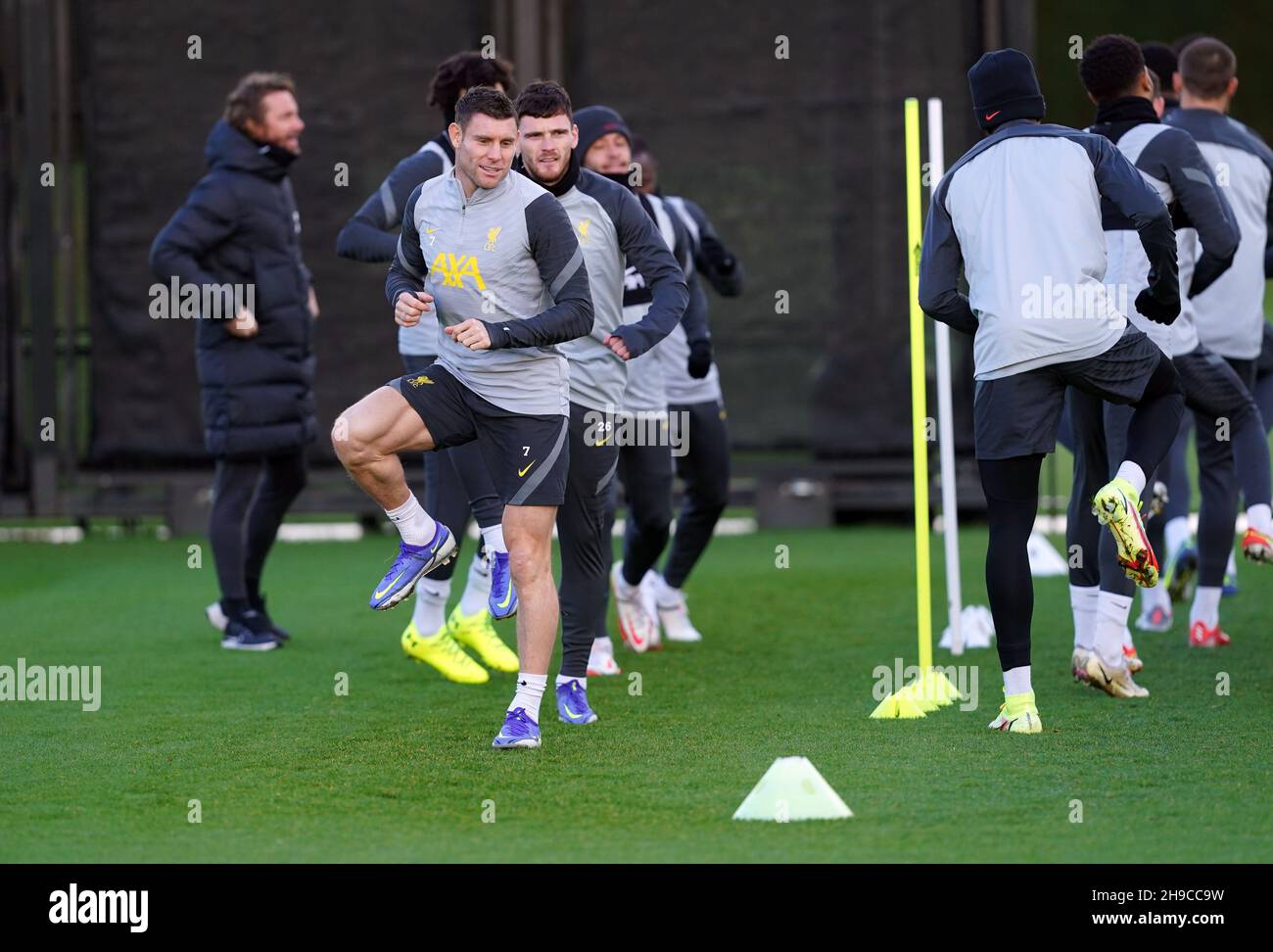 James milner liverpool training hi-res stock photography and images - Alamy