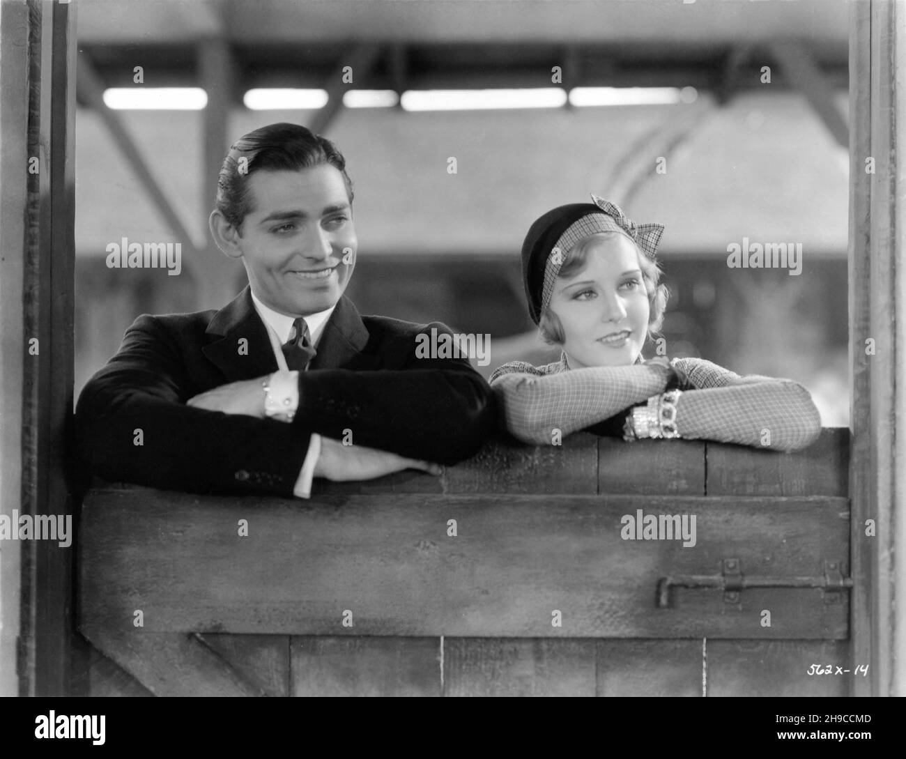CLARK GABLE and MADGE EVANS in SPORTING BLOOD 1931 director CHARLES ...