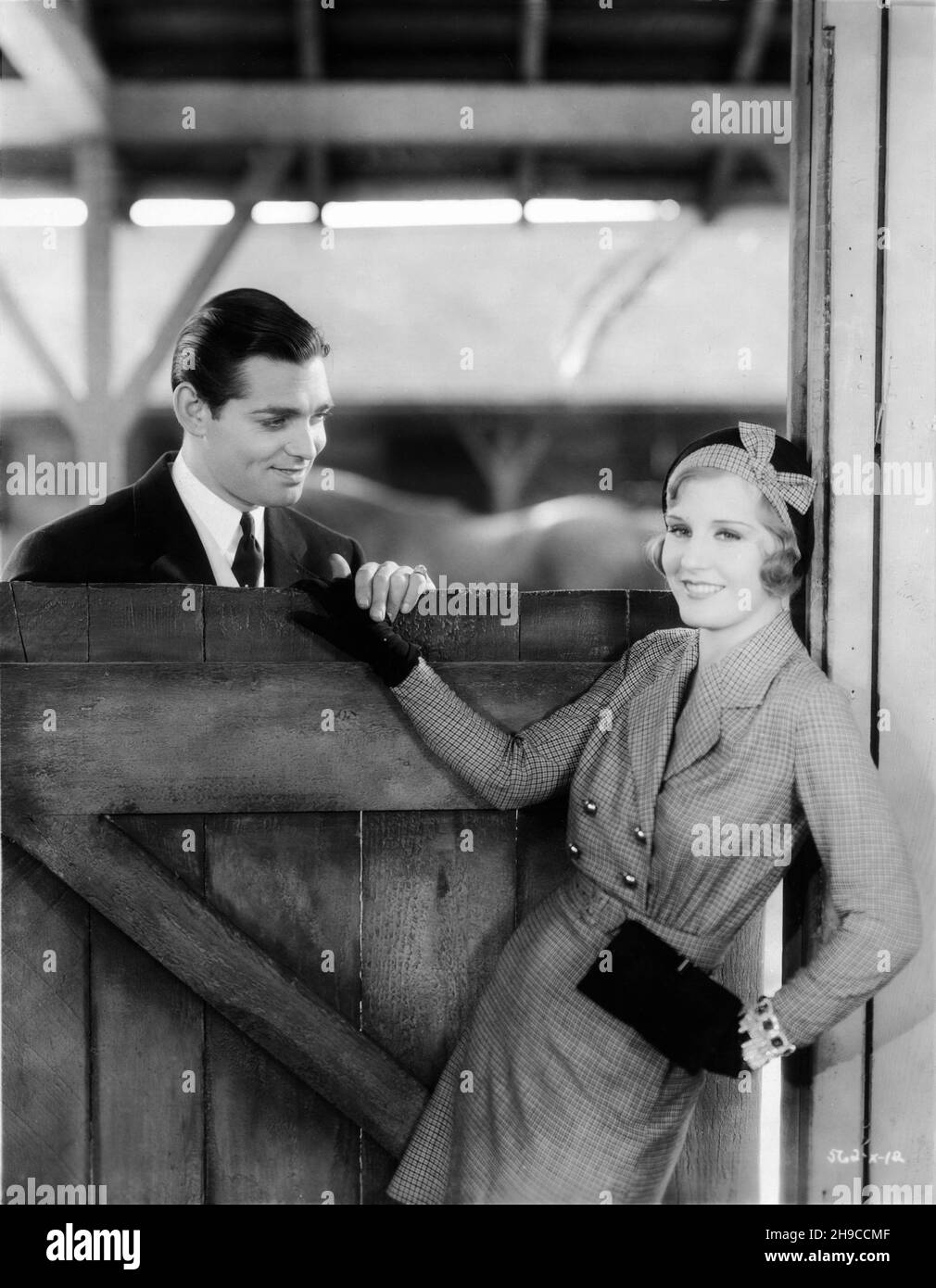 CLARK GABLE and MADGE EVANS in SPORTING BLOOD 1931 director CHARLES ...