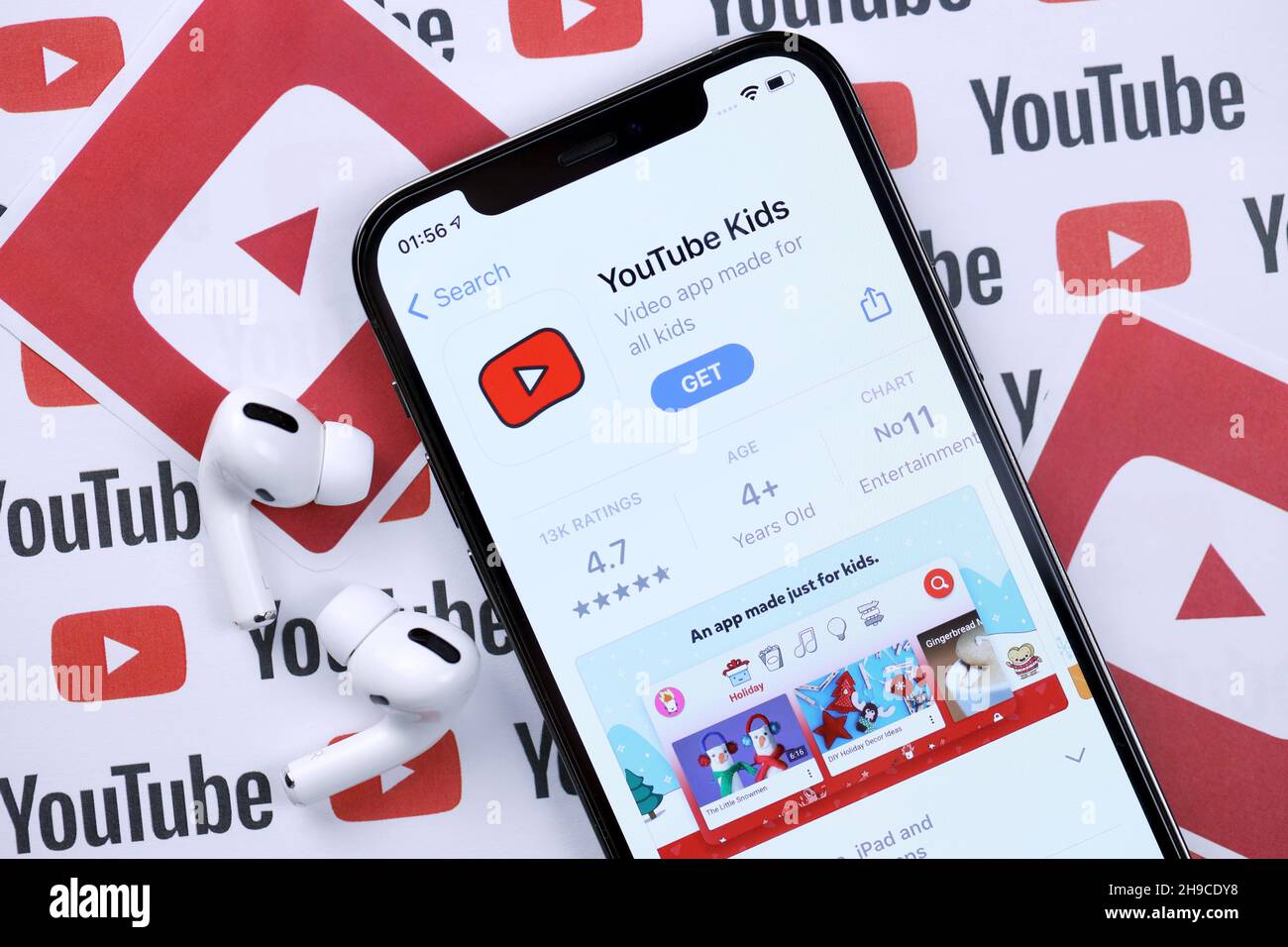 Youtube kids logo hi-res stock photography and images - Alamy