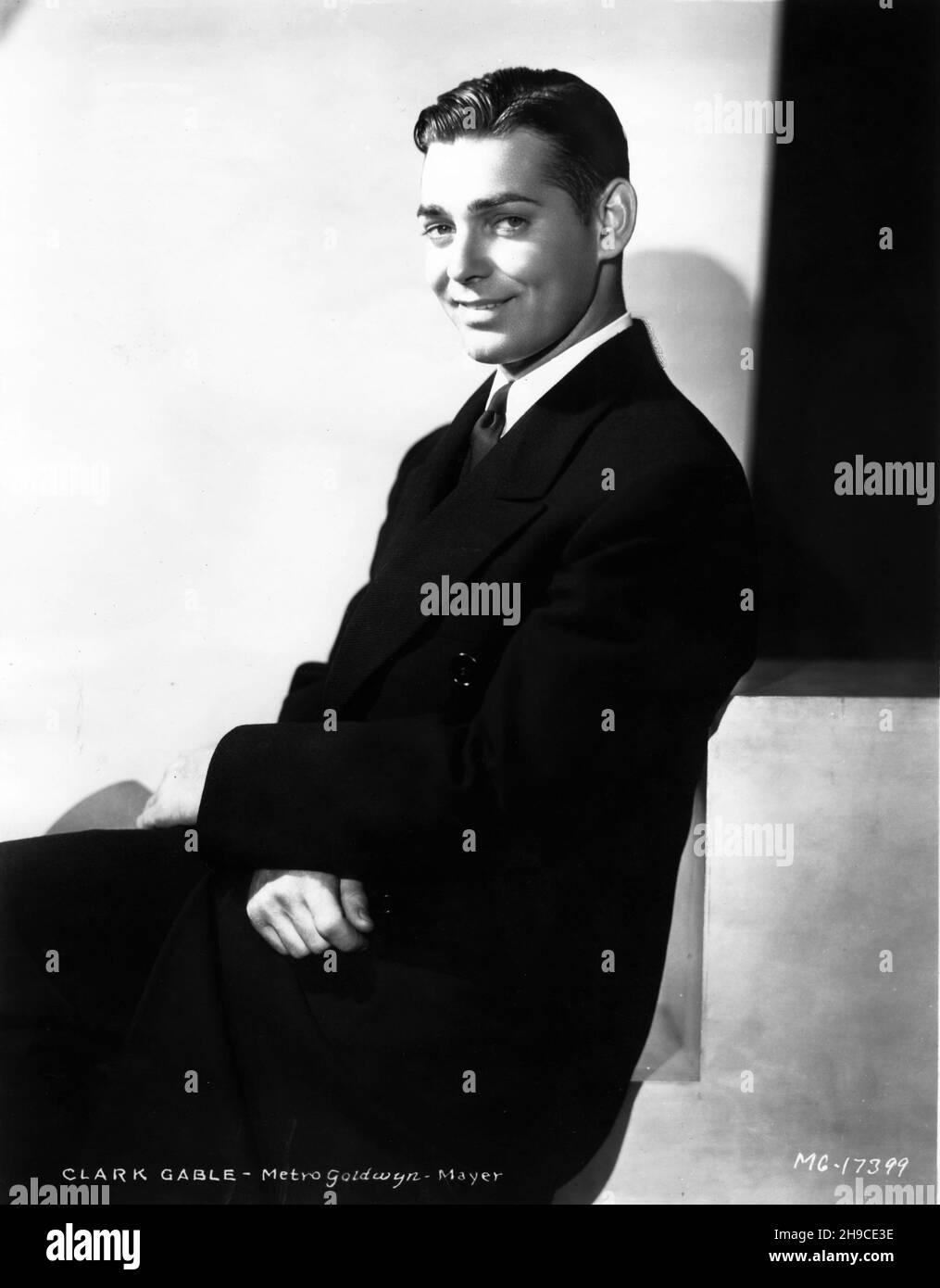 CLARK GABLE 1932 Portrait by GEORGE HURRELL publicity for Metro Goldwyn ...