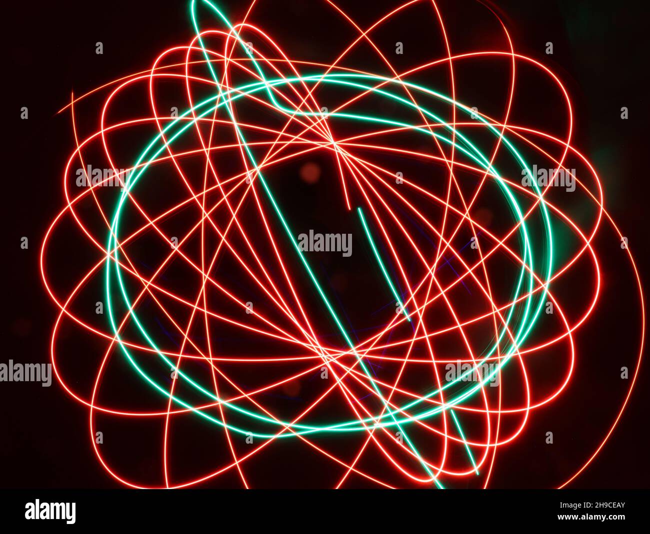 spectacular colored lights with geometric shapes special effects Stock ...