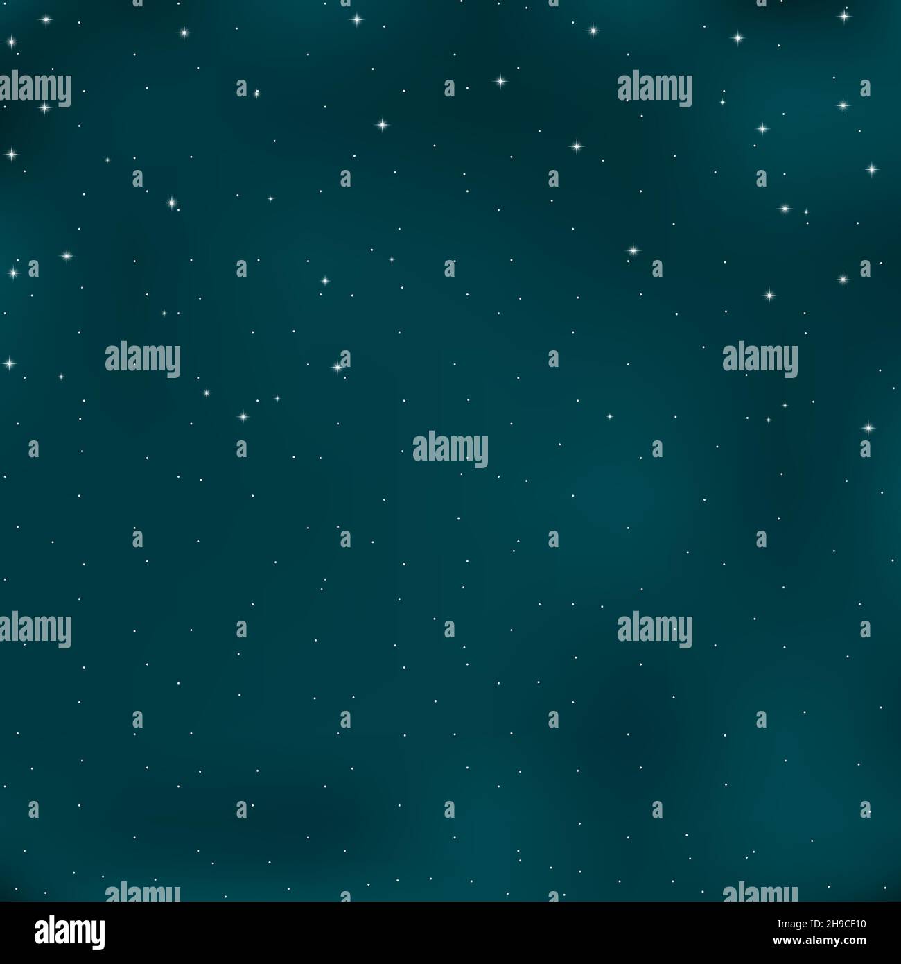 Christmas blue background with stars and snow Stock Vector Image & Art ...