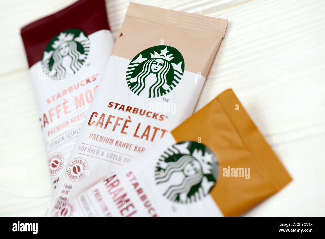 Starbucks siren stick hi-res stock photography and images - Alamy