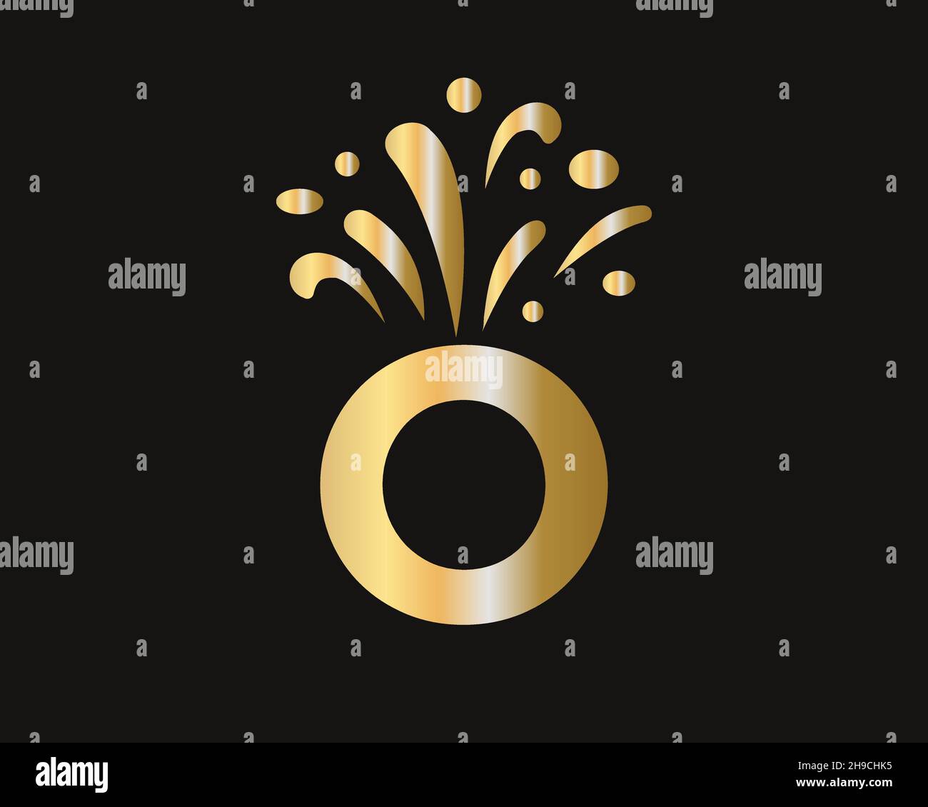 Elegant o logo hi-res stock photography and images - Alamy
