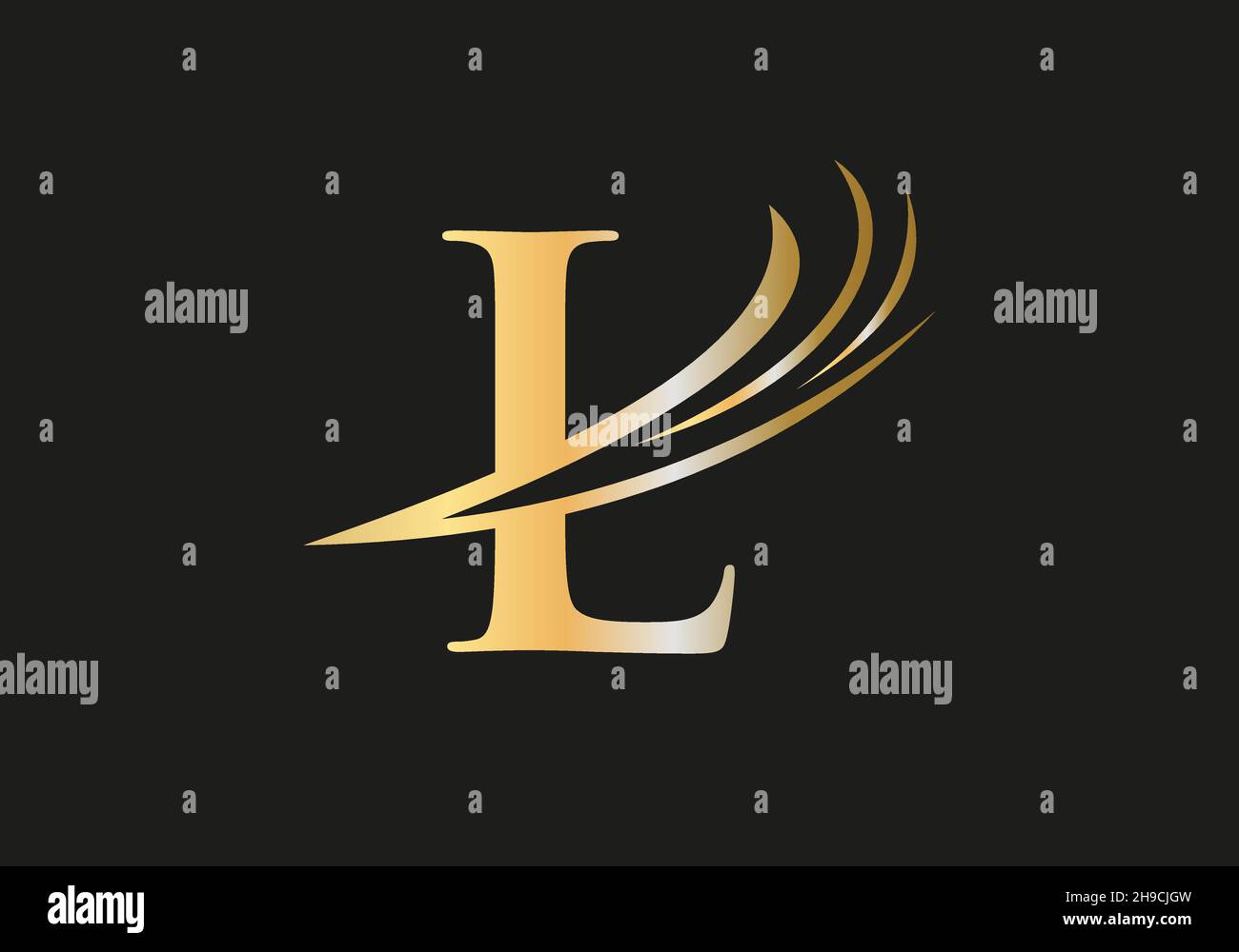 Modern L Logo Design for business and company identity. Creative L ...