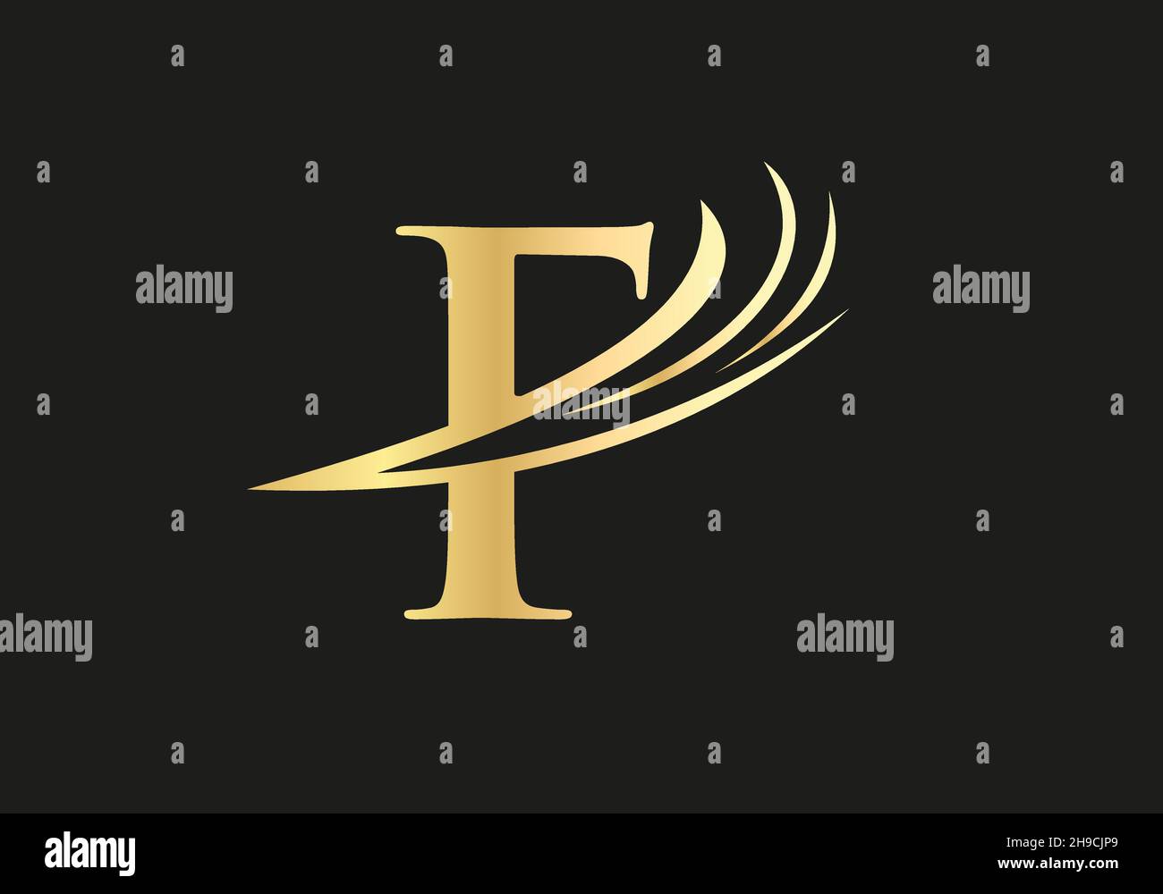 F logo vector Stock Vector Images - Alamy