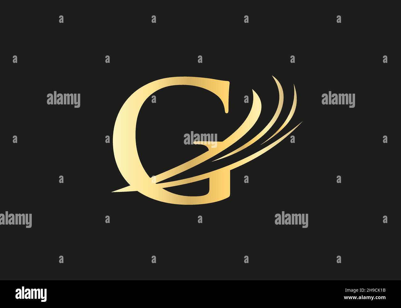 Creative G logo design, G letter logo with modern trendy. G modern logo ...