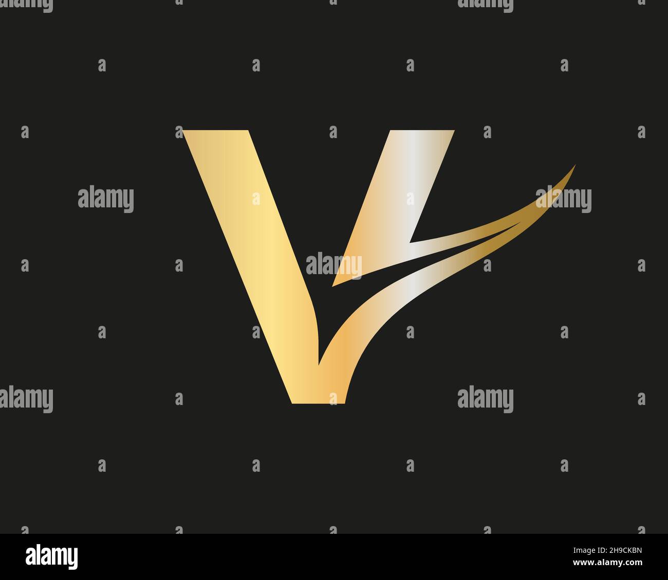 V real estate logo hi-res stock photography and images - Alamy