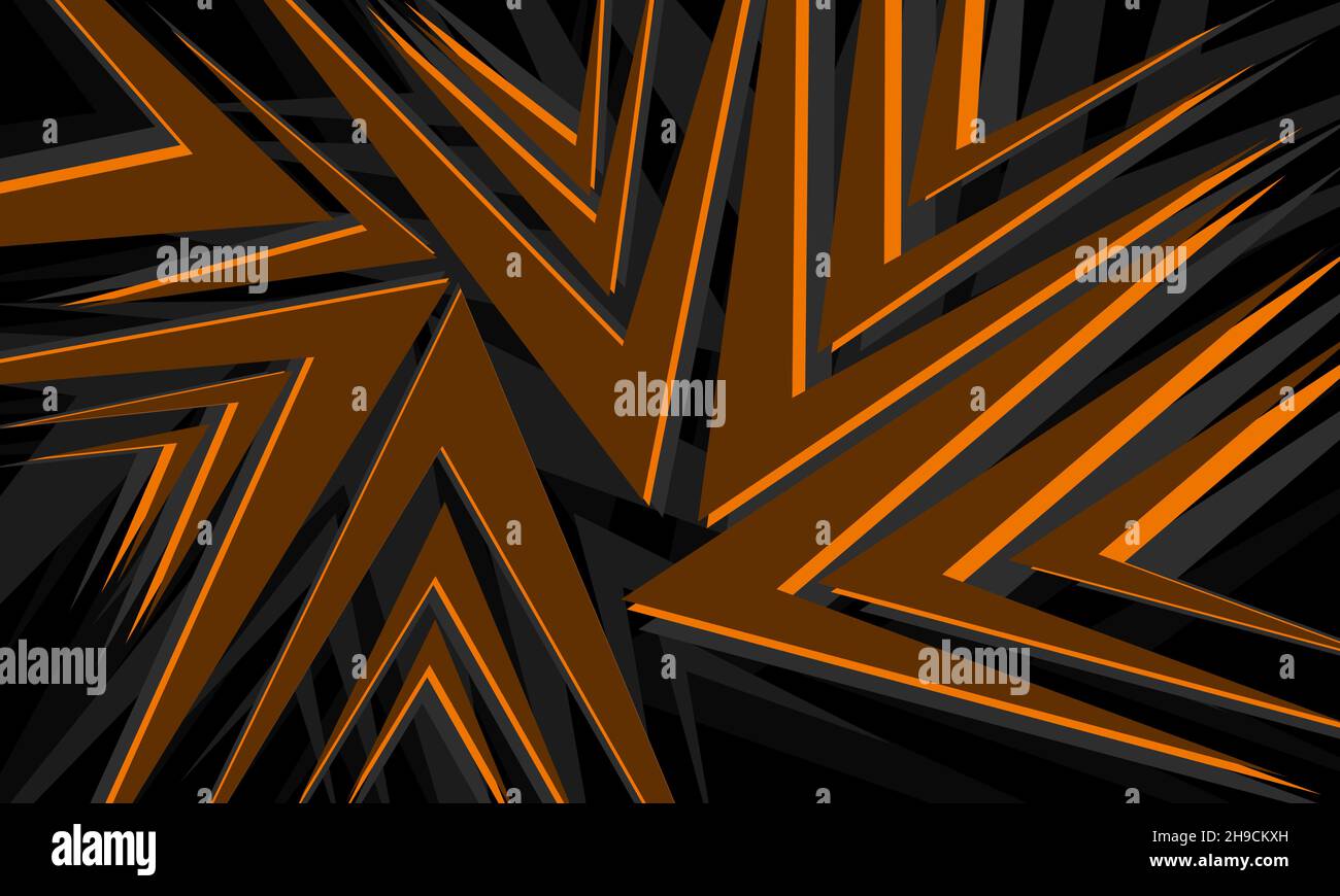 Abstract modern orange and grey arrows cartoon background Stock Vector ...