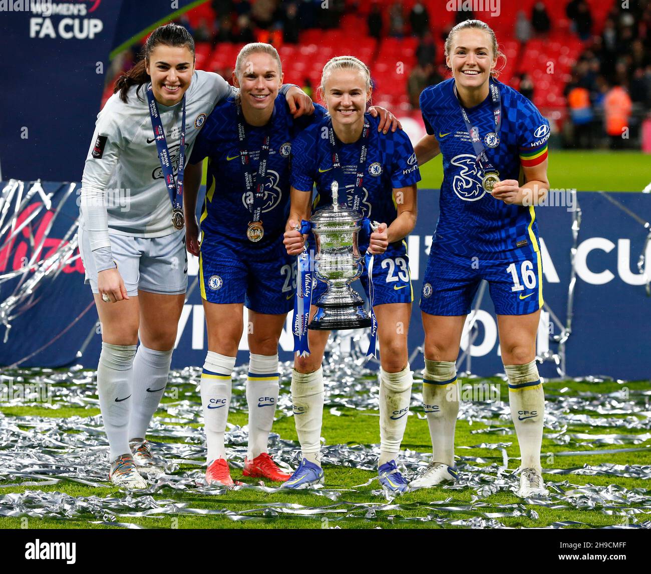 LONDON, England - DECEMBER 05:L-R Chelsea Women Zecira Musovic, Chelsea ...
