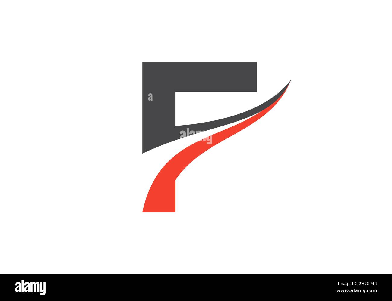 Initial monogram letter F logo design Vector. F letter logo design with modern trendy Stock ...