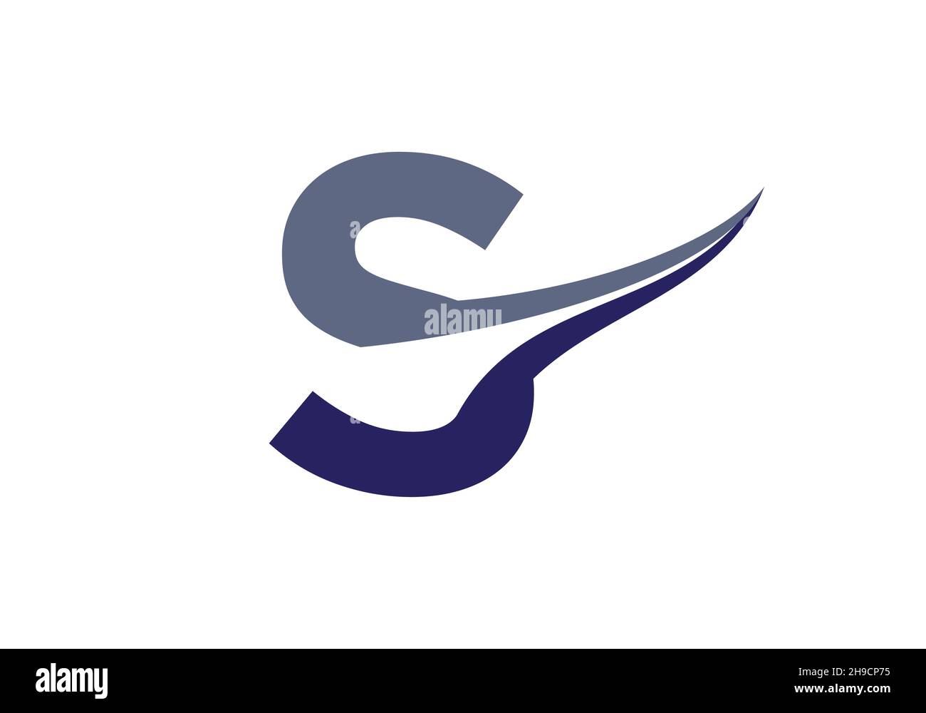 S letter type logo design vector template. Abstract letter S logo ...