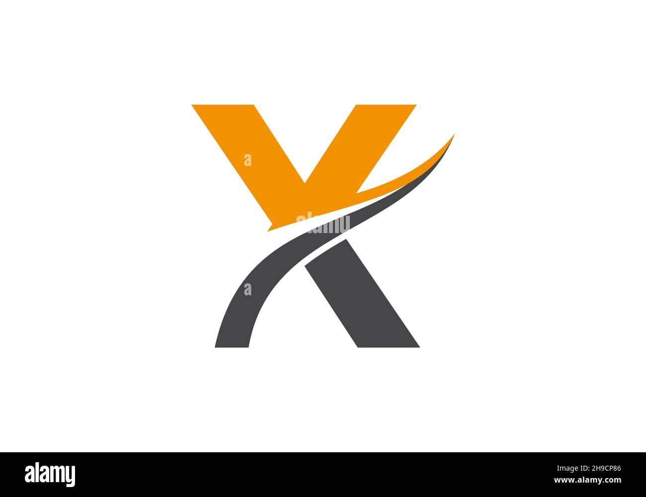 Modern X Logo Design for business and company identity. X letter logo ...