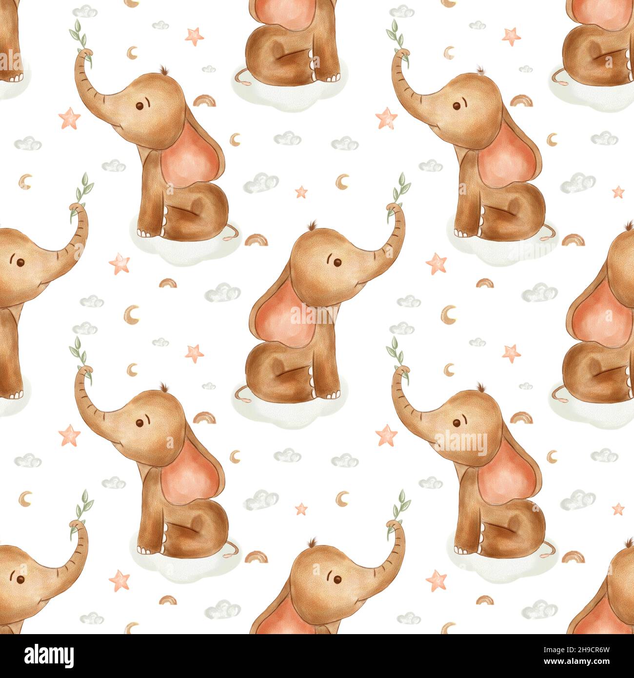 Baby Elephants Background