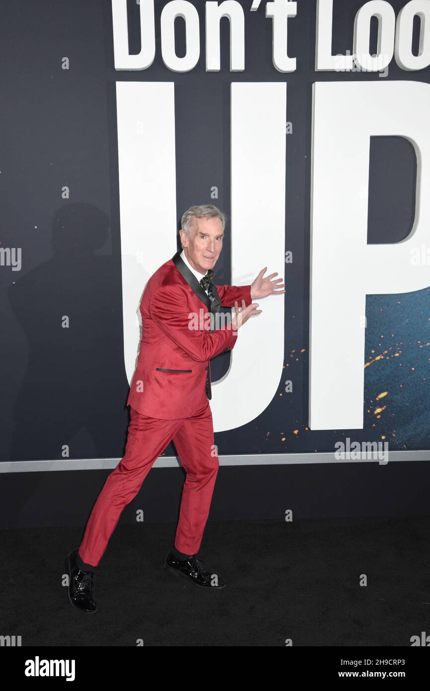 05 December 2021 - New York, New York - Bill Nye at the World Premiere ...