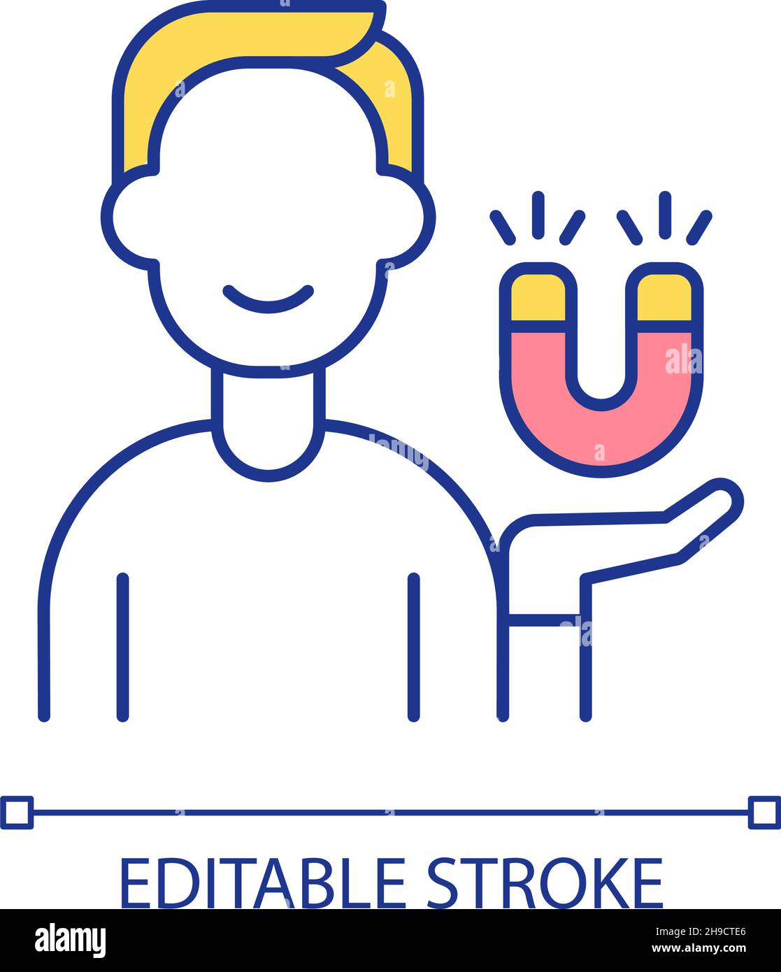 Magnetic attraction Cut Out Stock Images & Pictures - Alamy