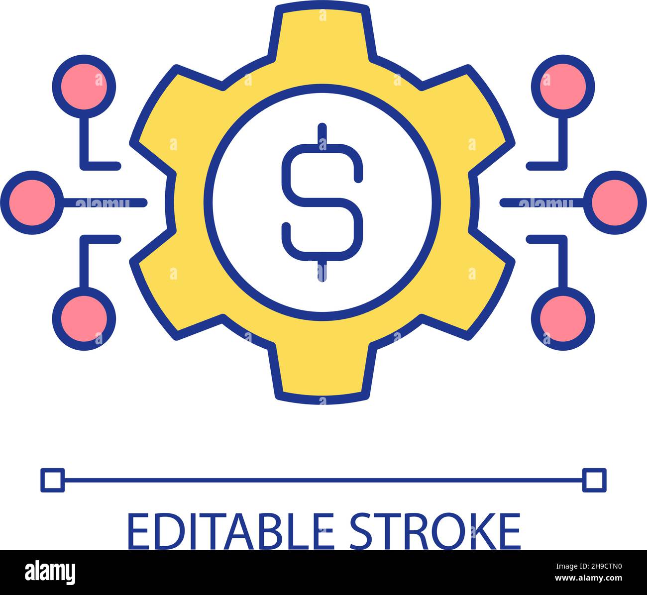 Money management methods RGB color icon Stock Vector Image & Art - Alamy