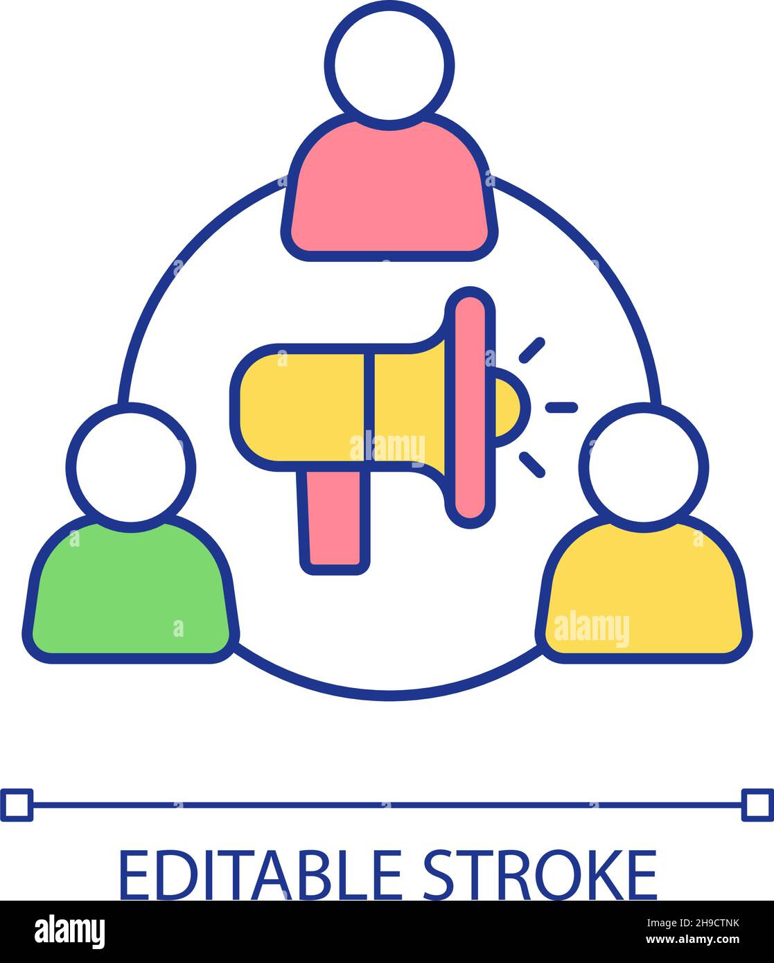 Informing people Stock Vector Images - Alamy