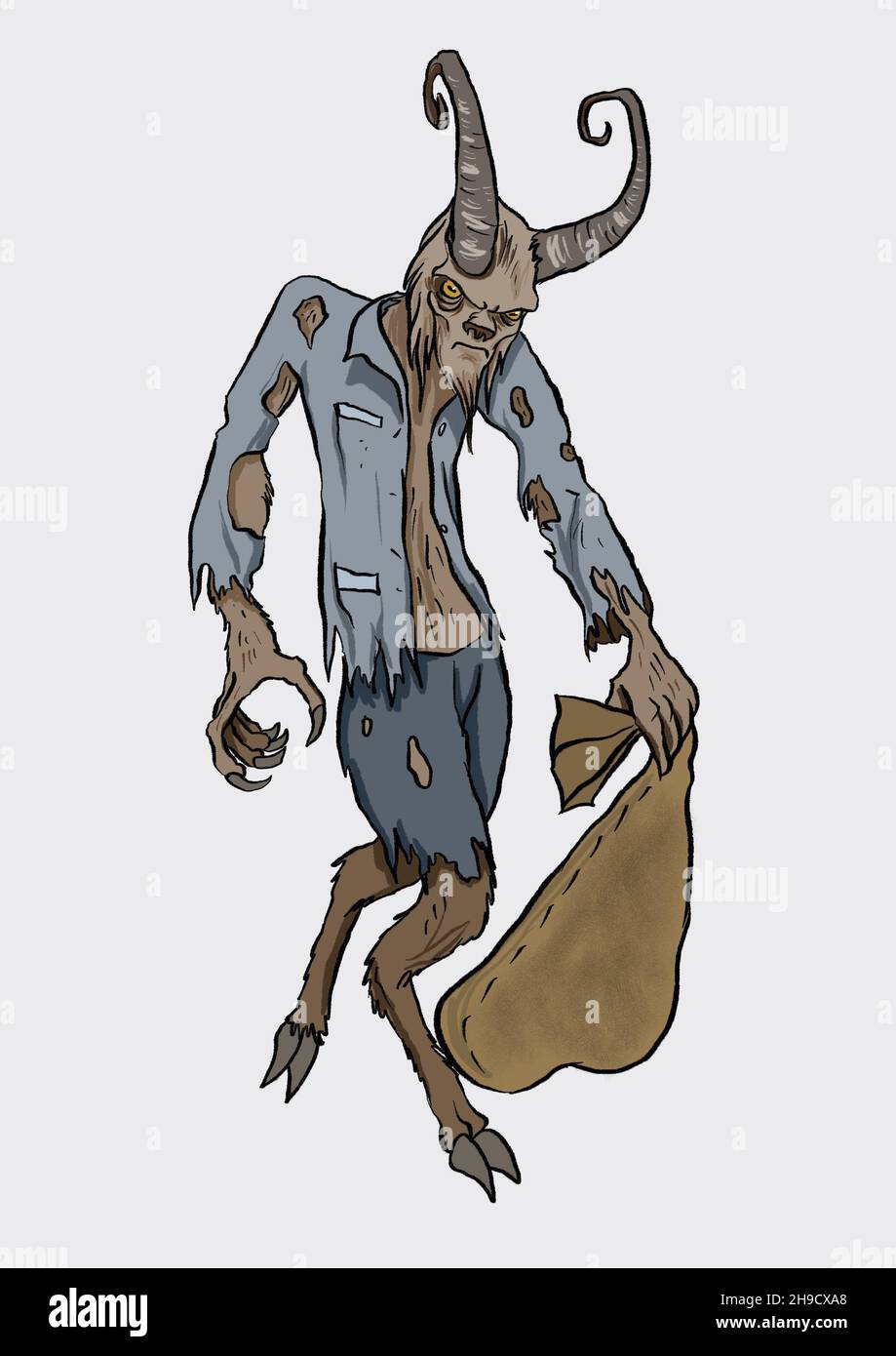 Goat man legend hi-res stock photography and images - Alamy
