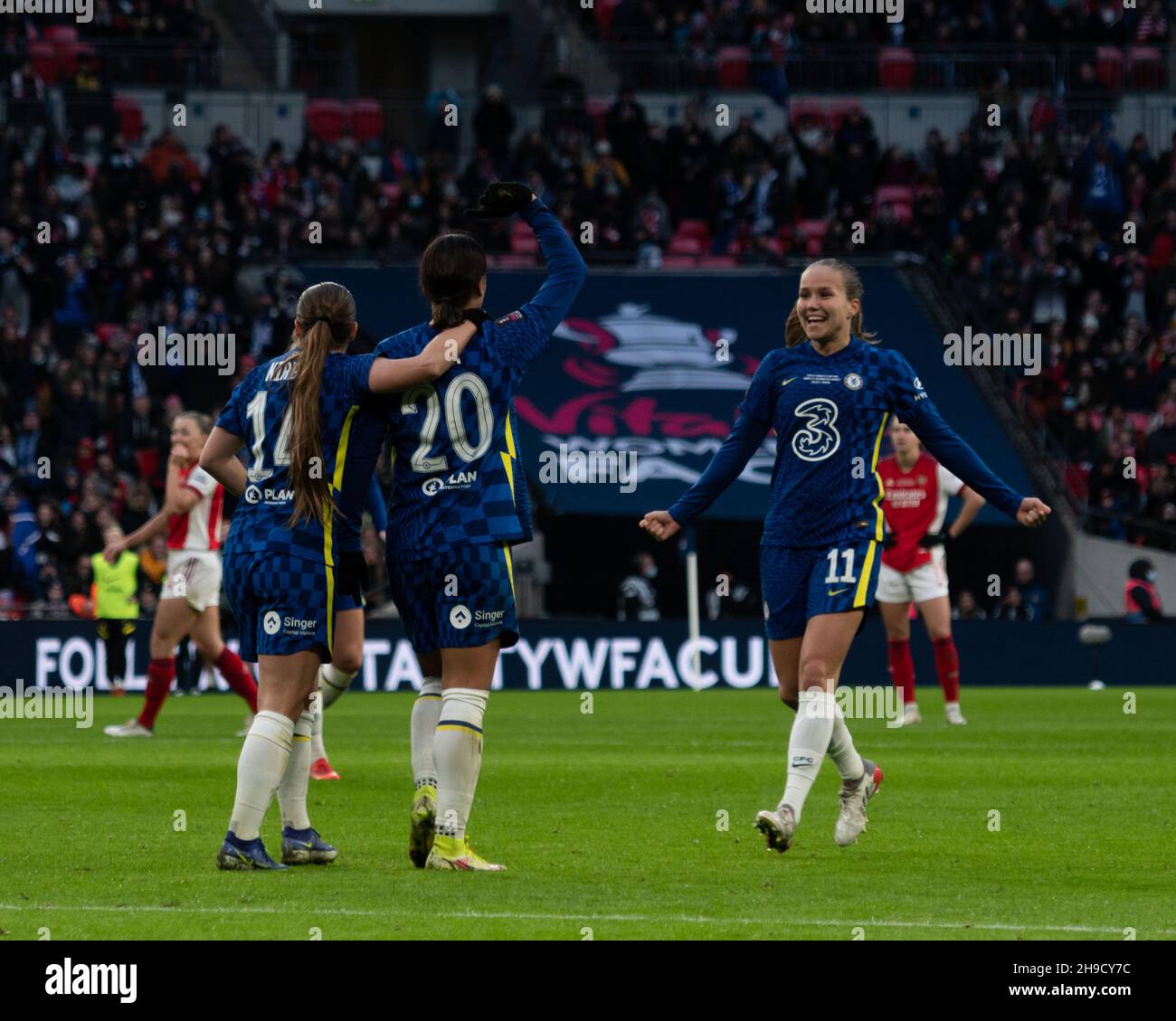 Arsenal v Chelsea - Vitality Womens FA Cup Final at Wembley Stadium ...
