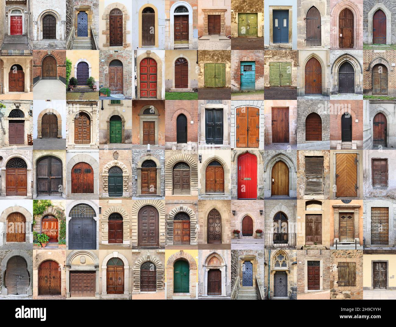 Collage door hi-res stock photography and images - Alamy