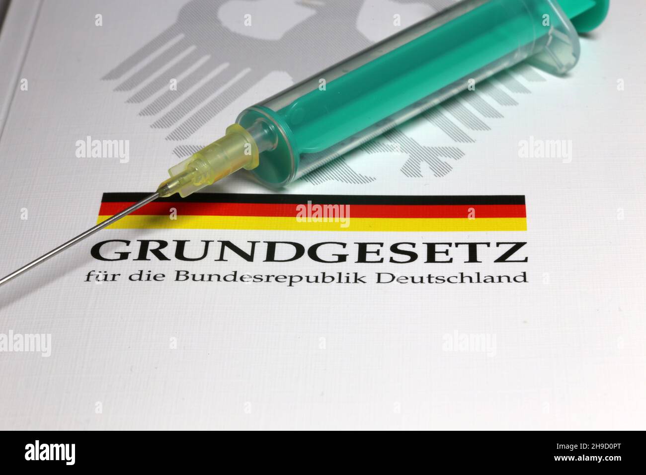 Symbolic image on the subject of basic rights, Germany: The German ...