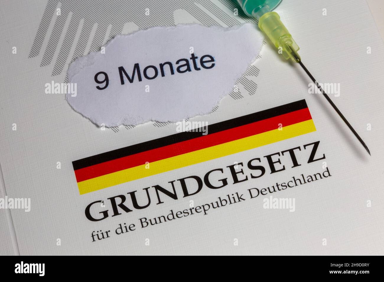 Symbolic image on the subject of basic rights, Germany: The German ...